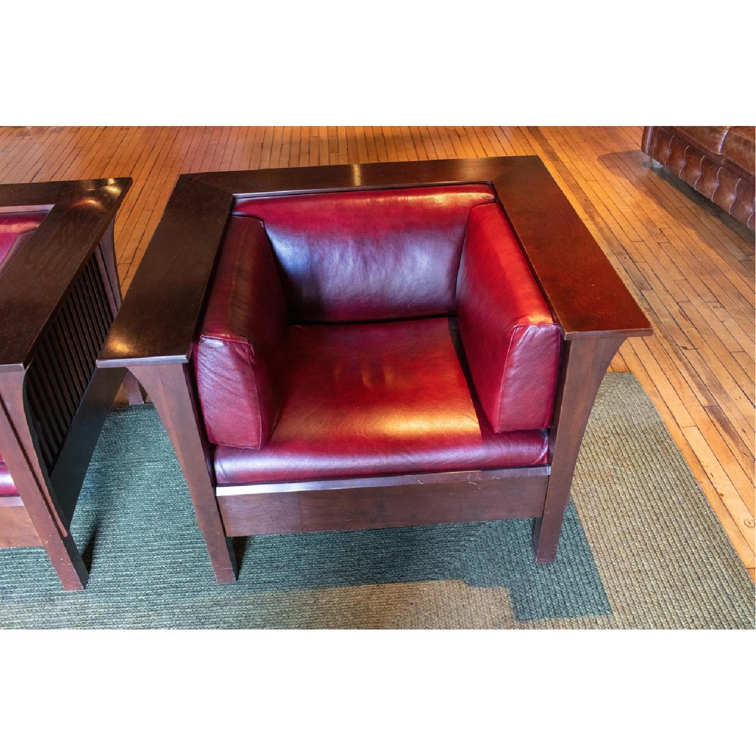 Stickley Prairie Spindle Chairs - AptDeco