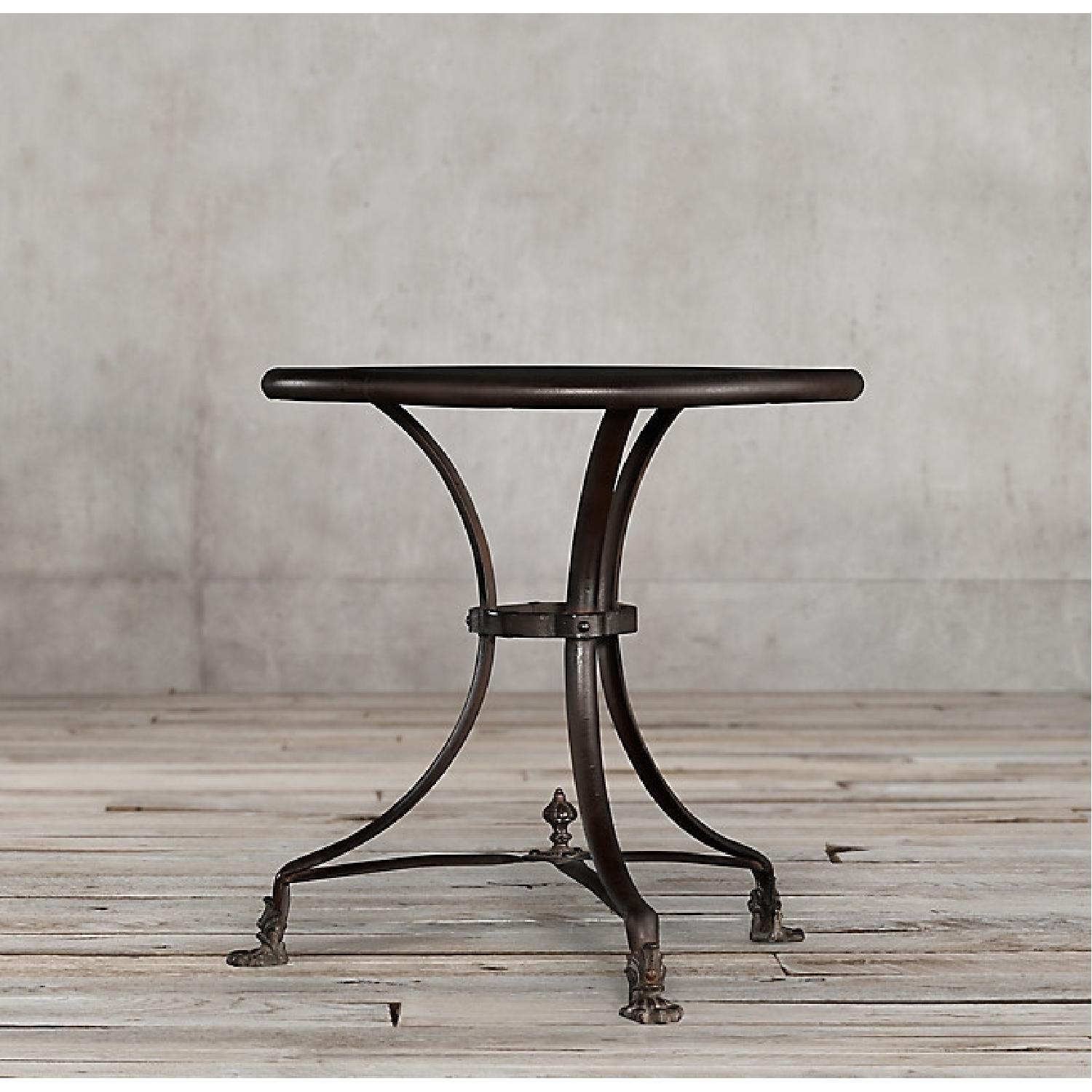 Restoration Hardware French Brasserie Lions Foot Table - AptDeco