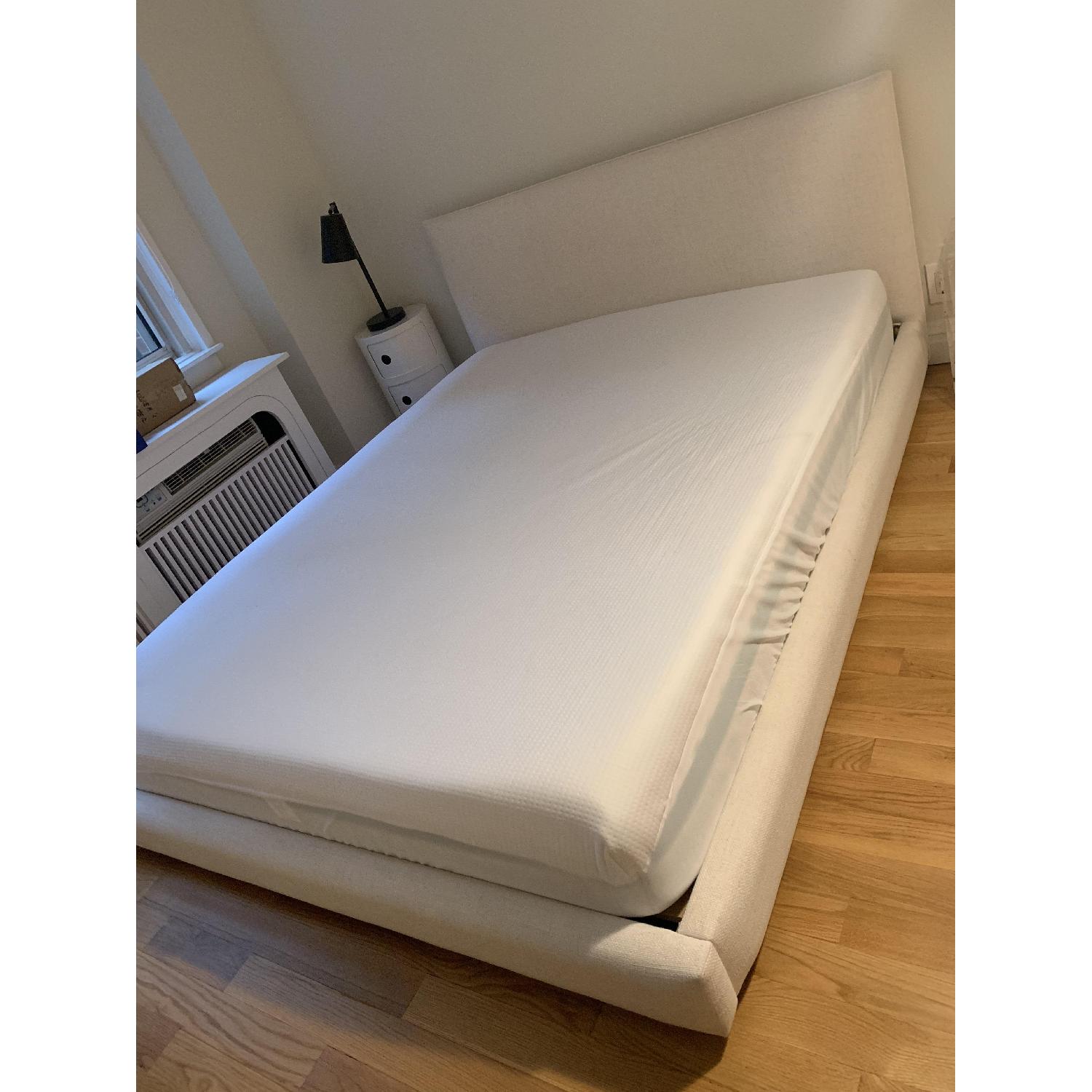 CB2 Facade Upholstered Queen Bed - AptDeco