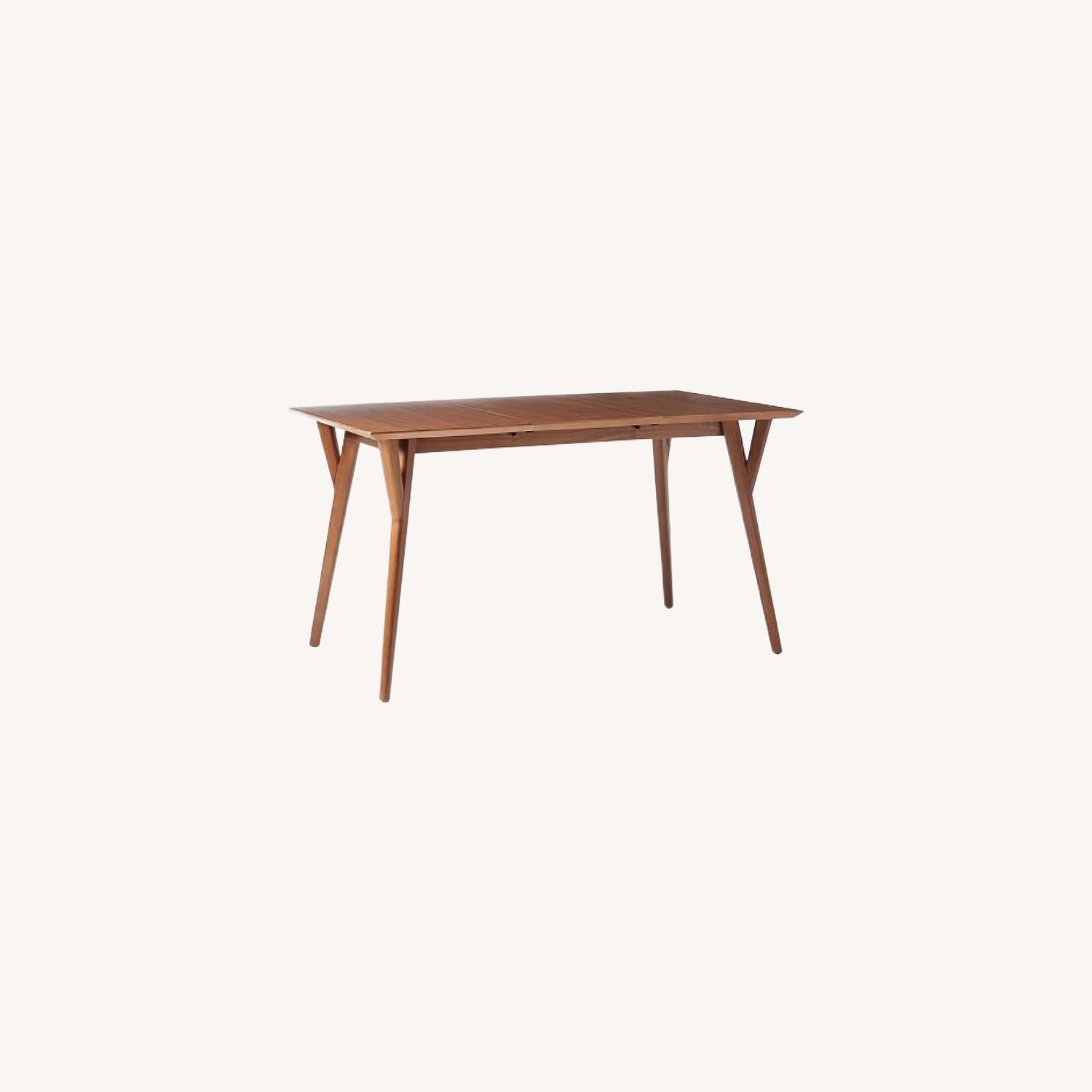 West Elm Mid-Century Expandable Dining Table in Walnut - AptDeco