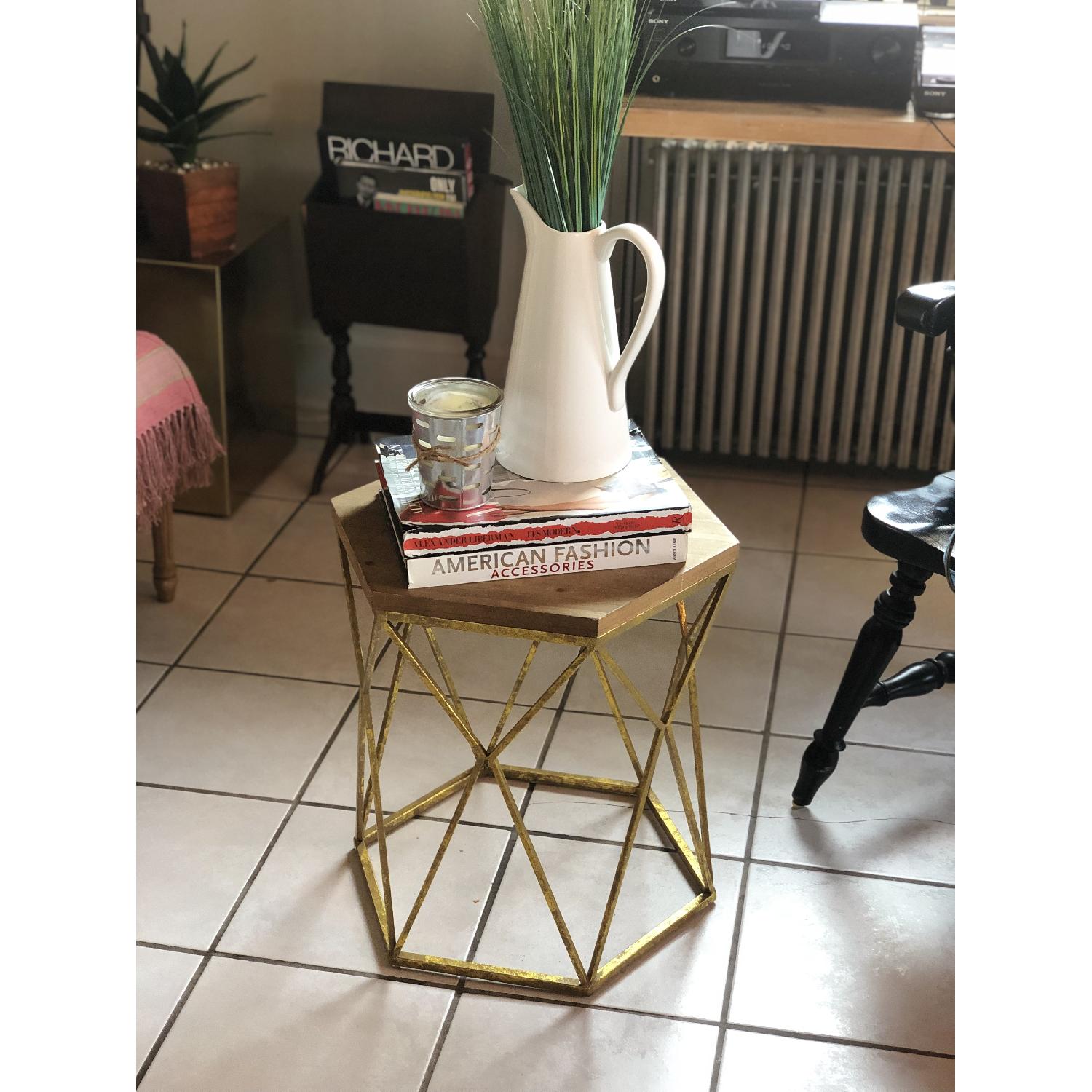Gold Side Tables - AptDeco