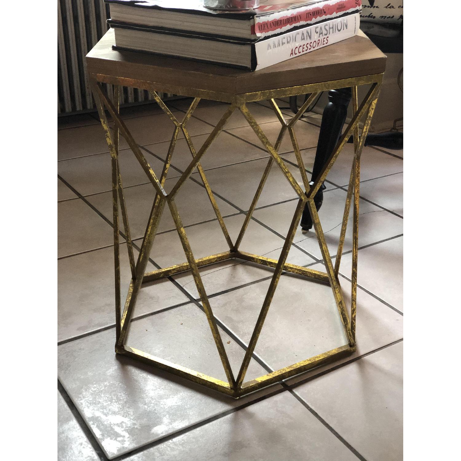 Gold Side Tables - AptDeco