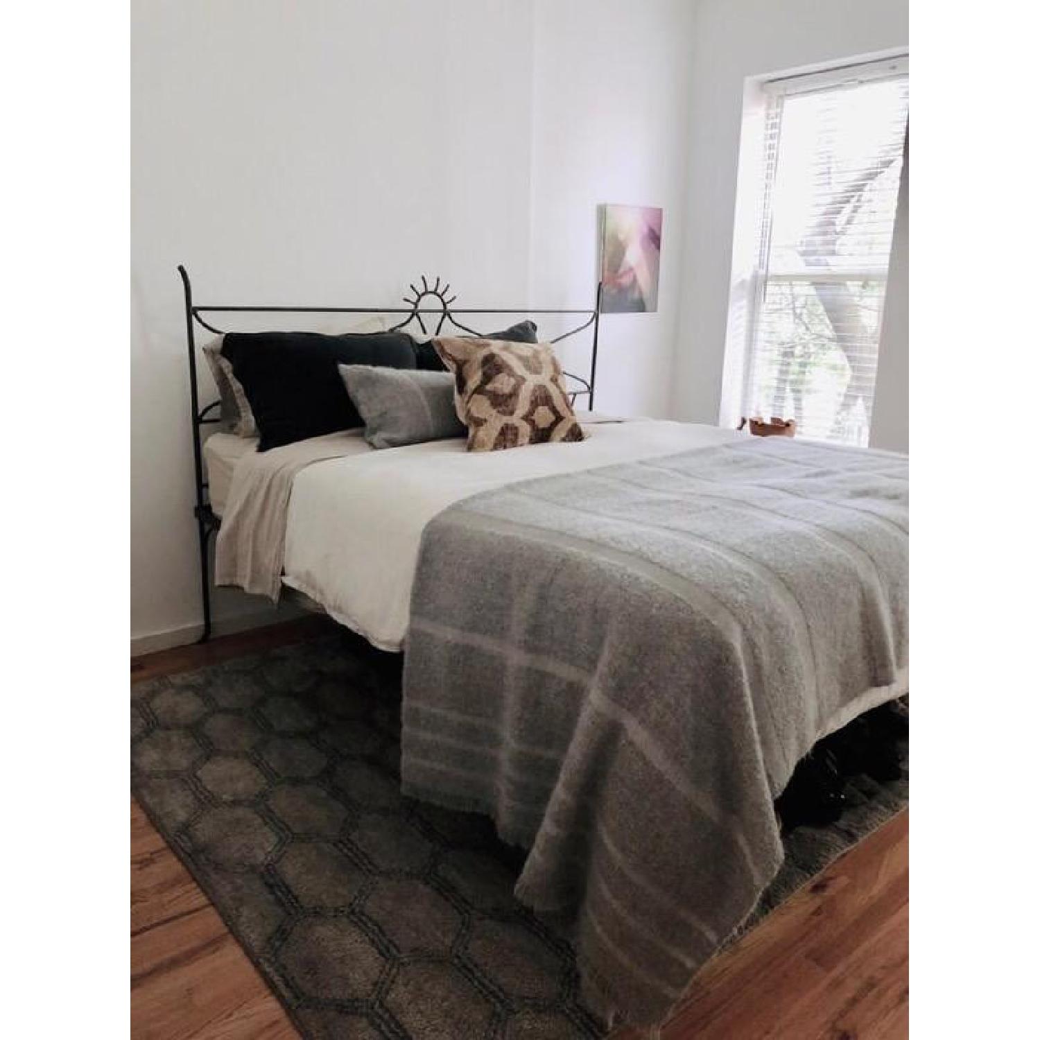 Custom-Made Cast Iron King Bed - AptDeco