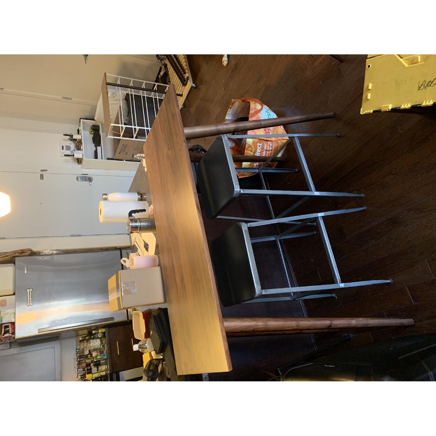 Article Seno Walnut Rectangular Bar Table - AptDeco