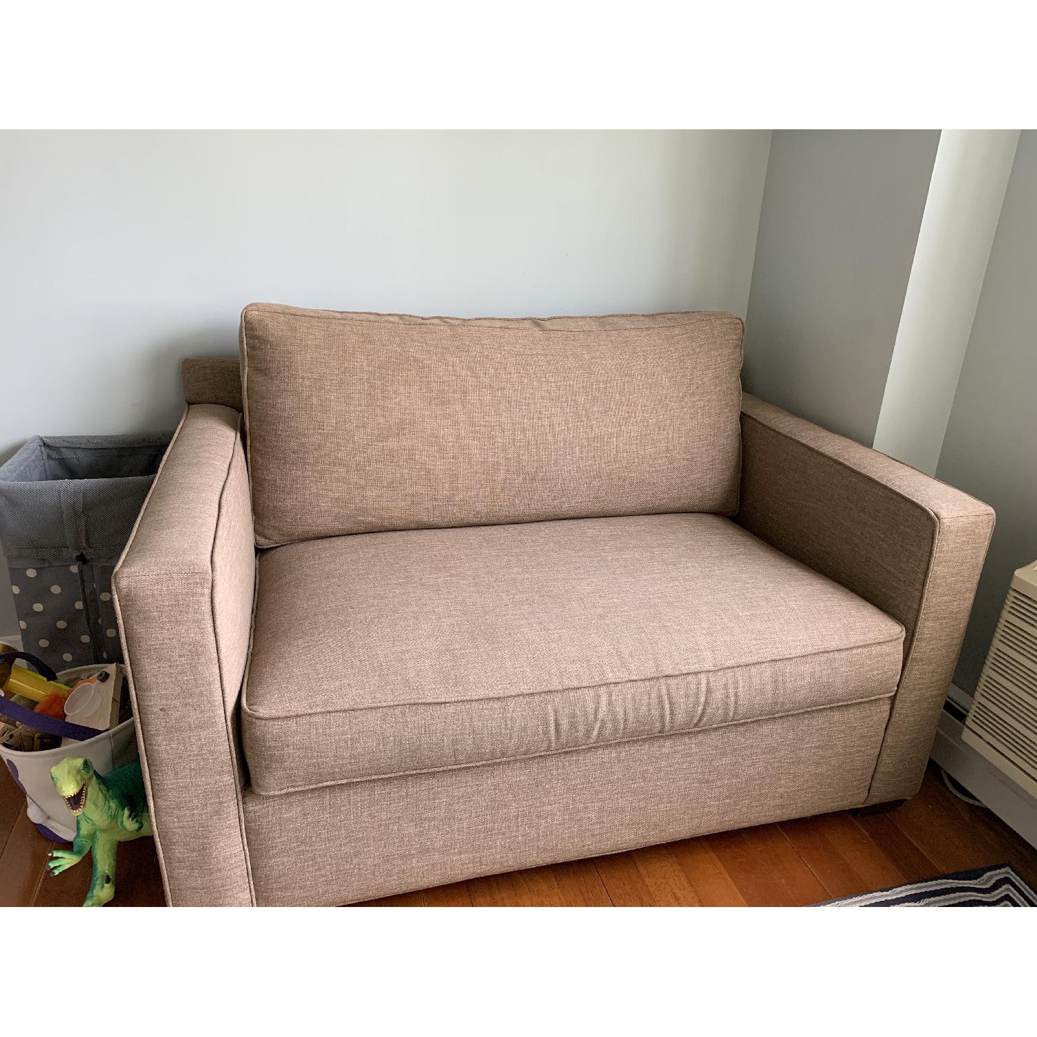 Crate & Barrel Davis Twin Sleeper Sofa - AptDeco
