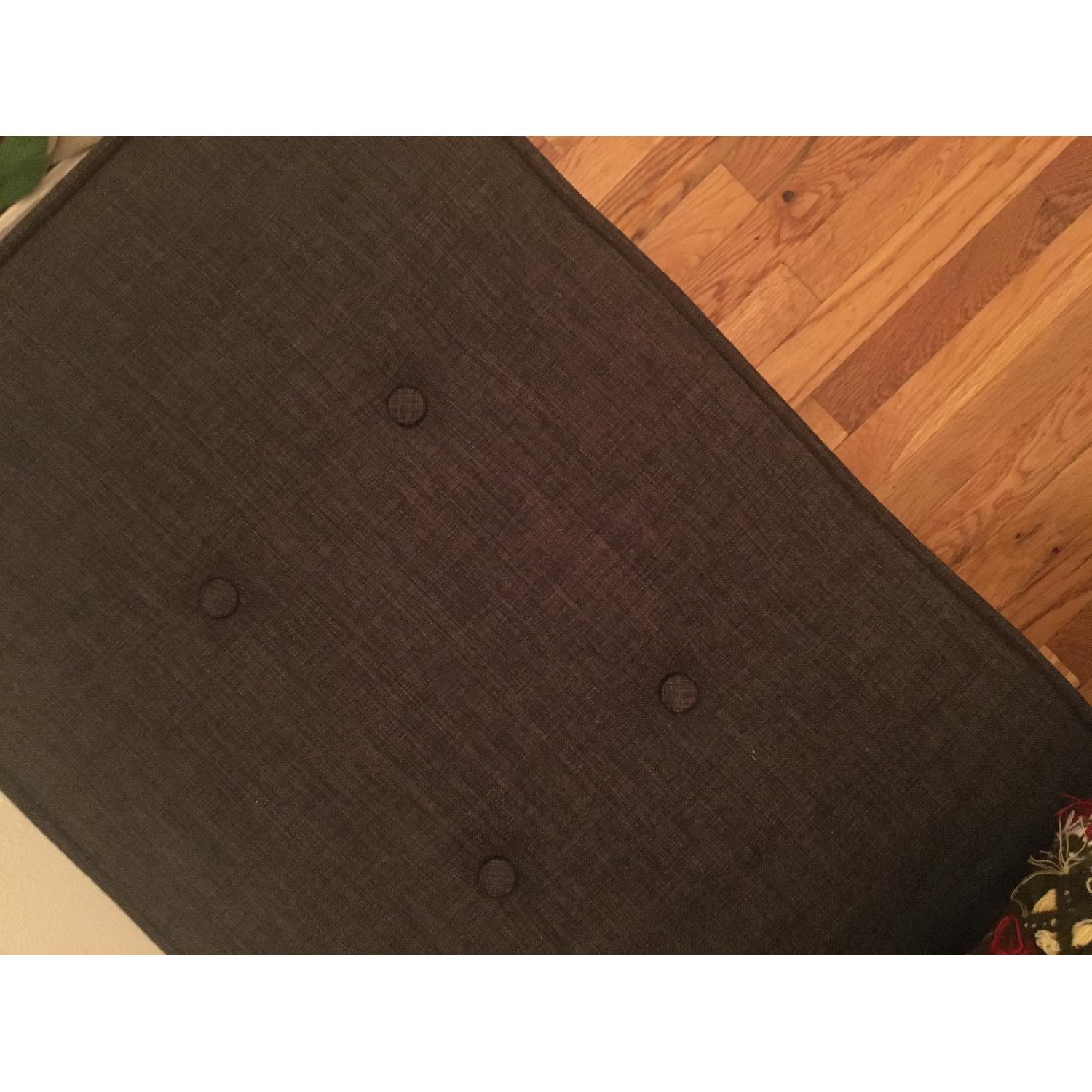 Harbin Upholstered Wood Bench - AptDeco