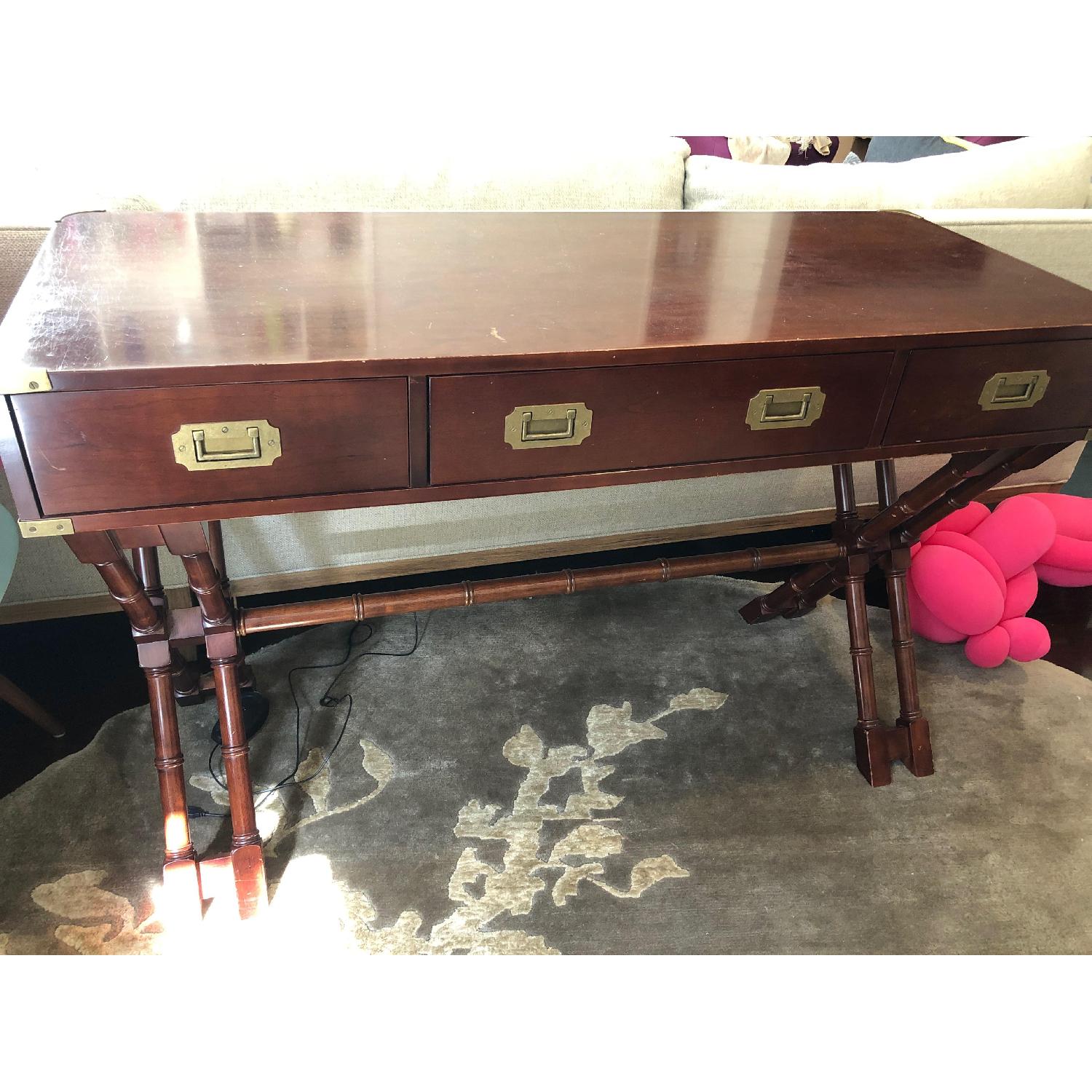 Bombay Wood Desk - AptDeco