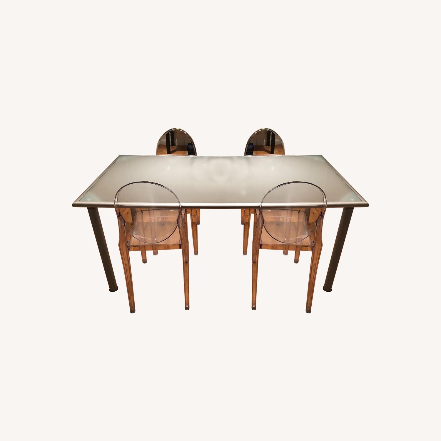 Ikea Glass Top Dining Table - AptDeco