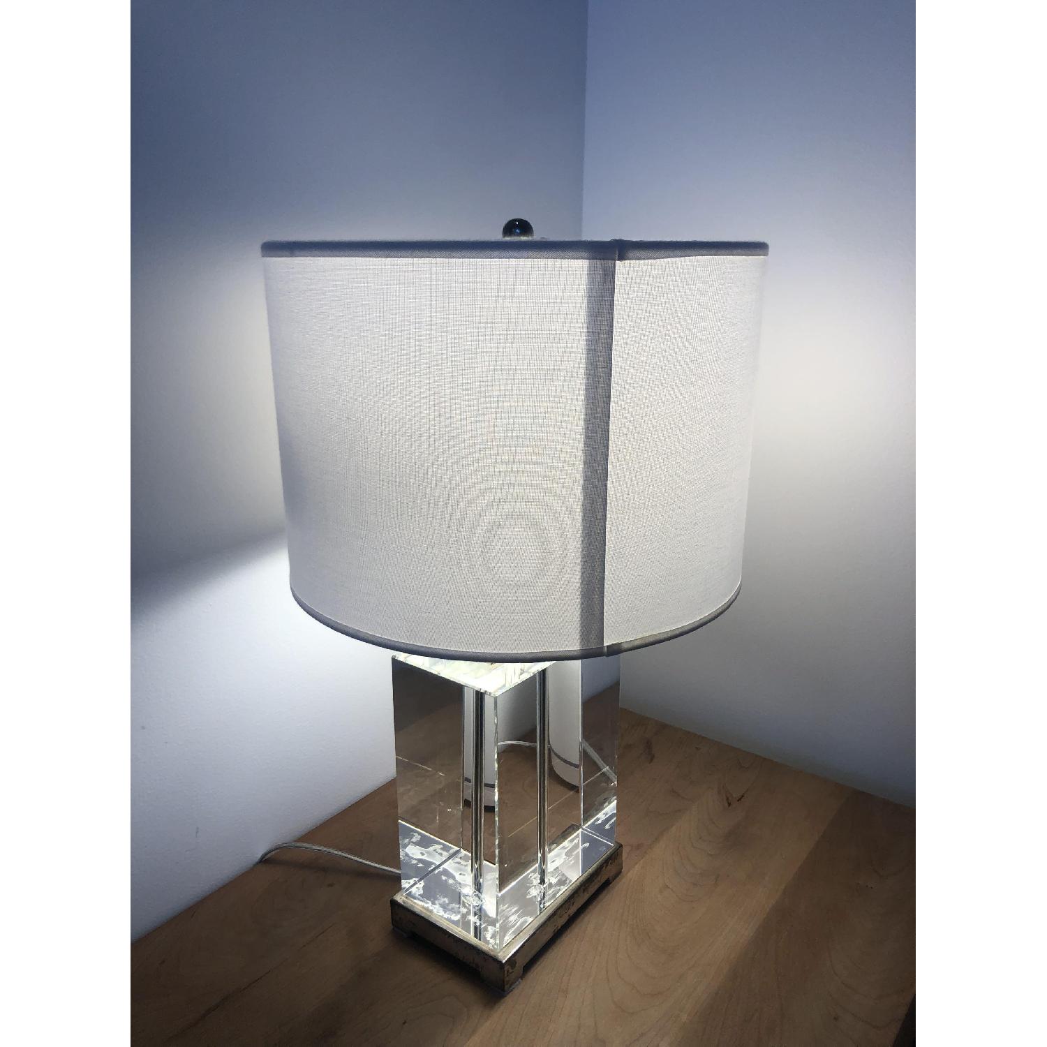 Thomas O'Brien Block Table Lamps - AptDeco