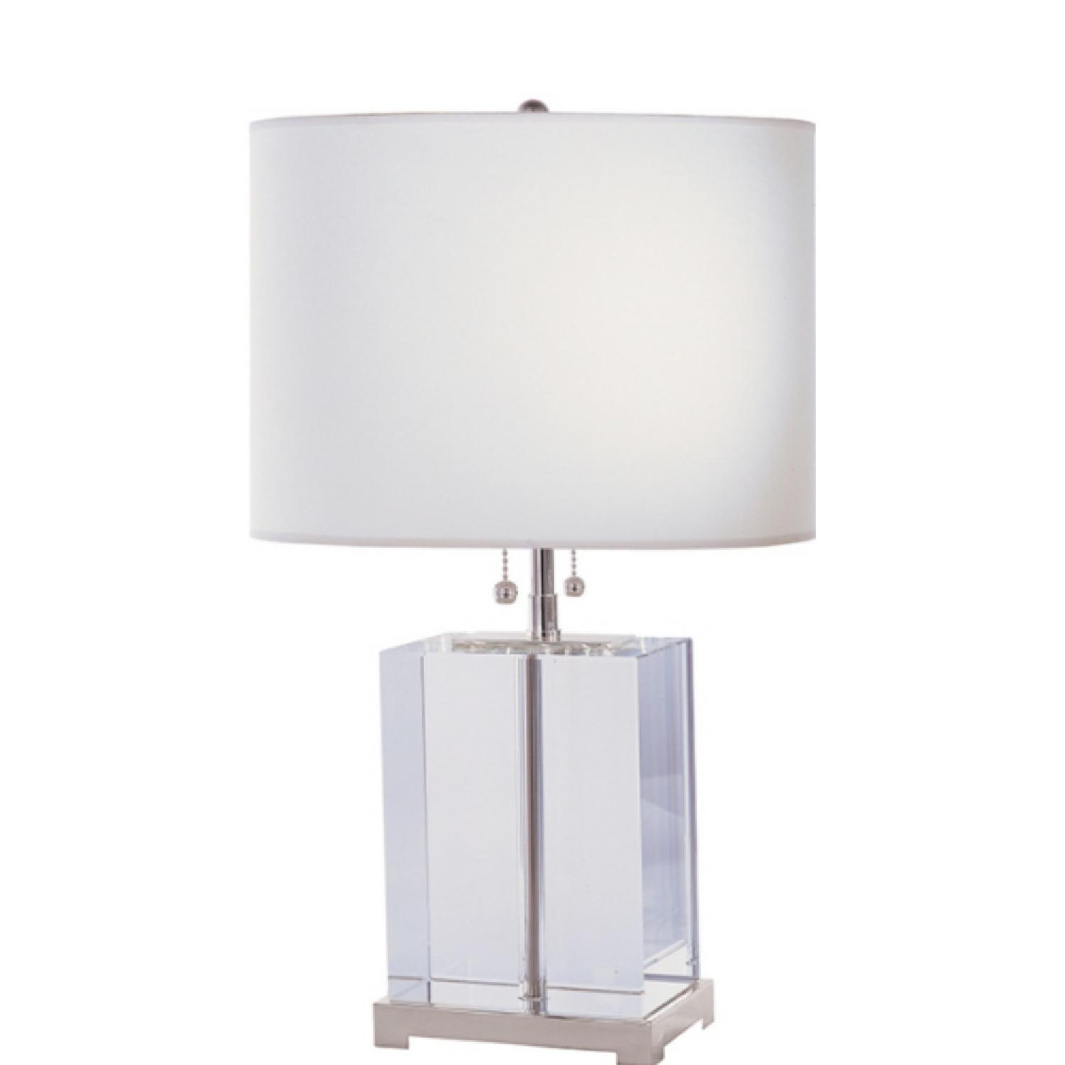 Thomas O'Brien Block Table Lamps - AptDeco