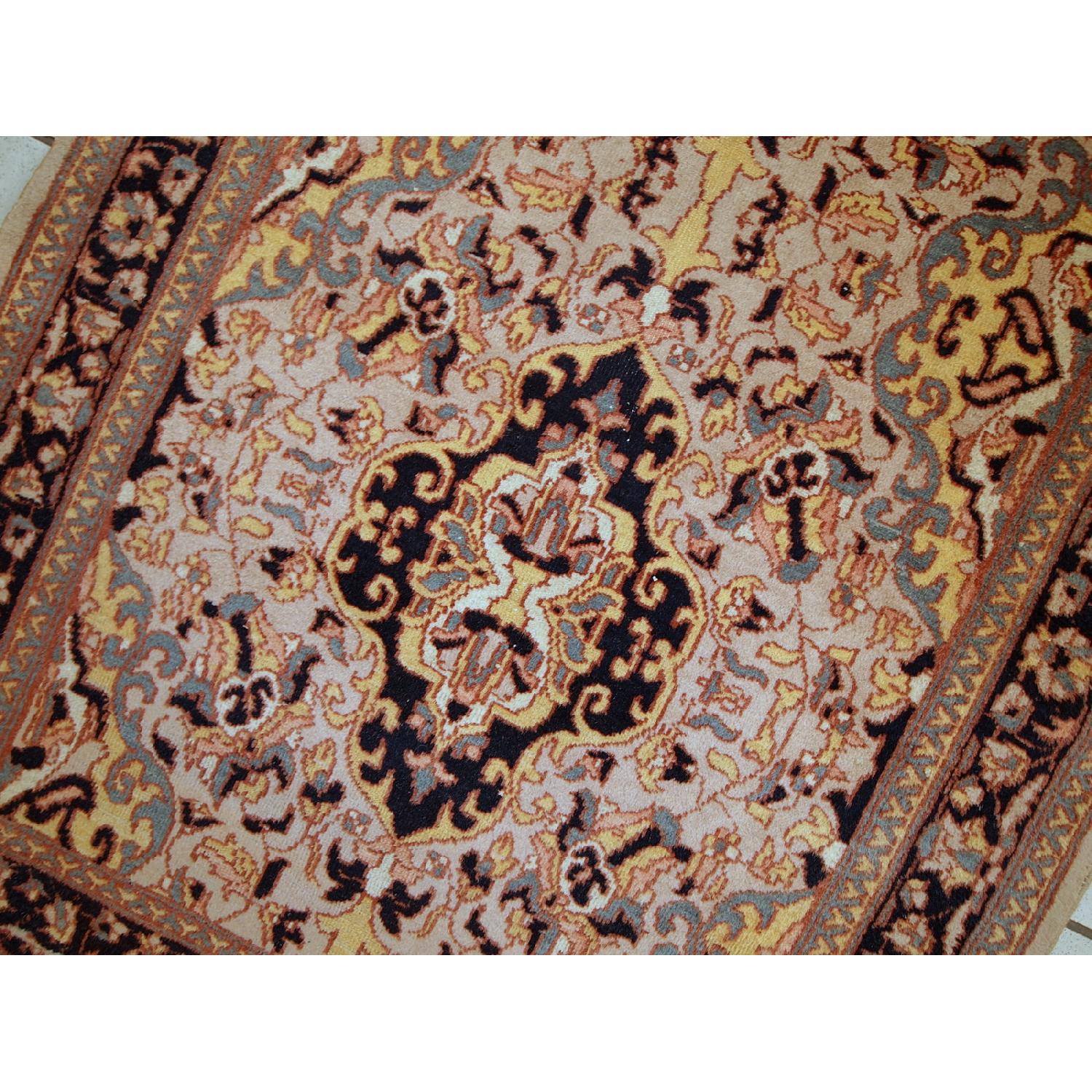 Handmade Vintage Pakistani Lahore Rug - AptDeco