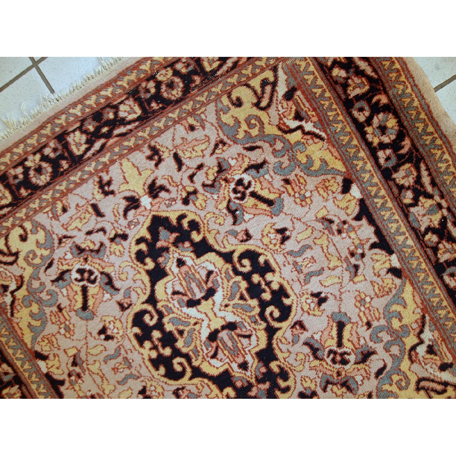 Handmade Vintage Pakistani Lahore Rug - AptDeco