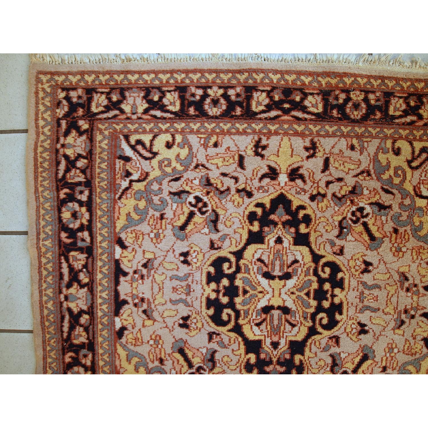 Handmade Vintage Pakistani Lahore Rug - AptDeco