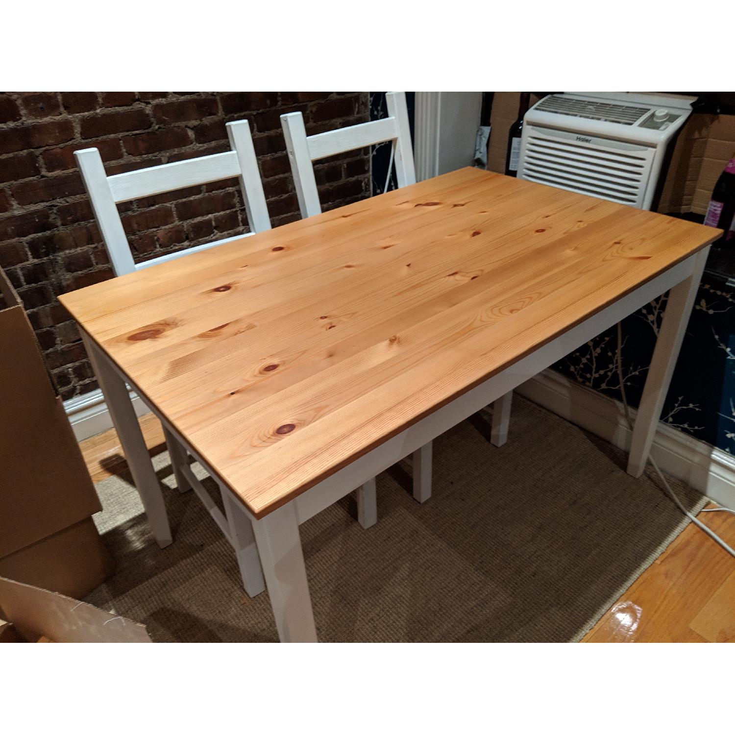 Ikea Lerhamn Dining Table - AptDeco
