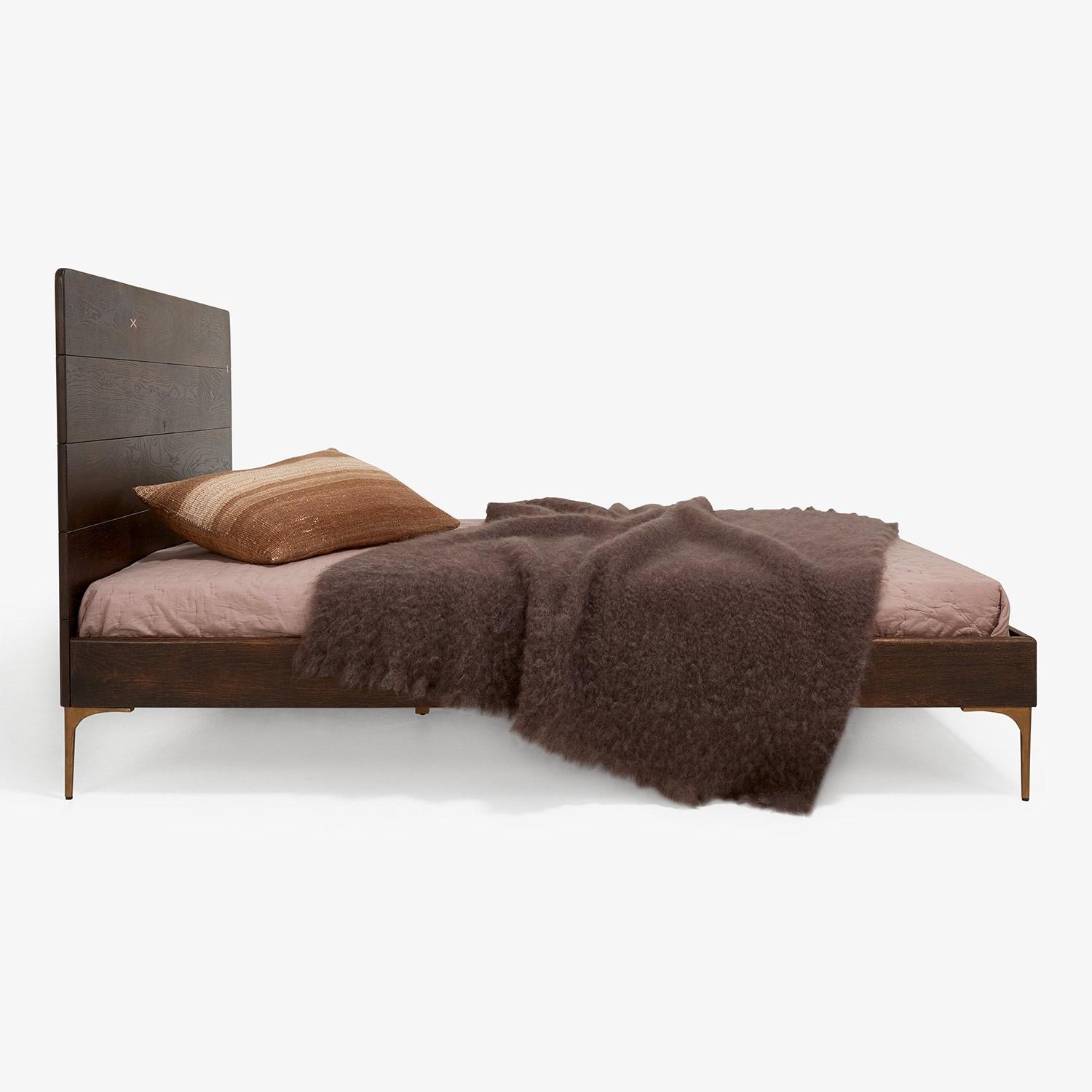 ABC Carpet and Home Core Dark Oak Bed in Bronze - AptDeco