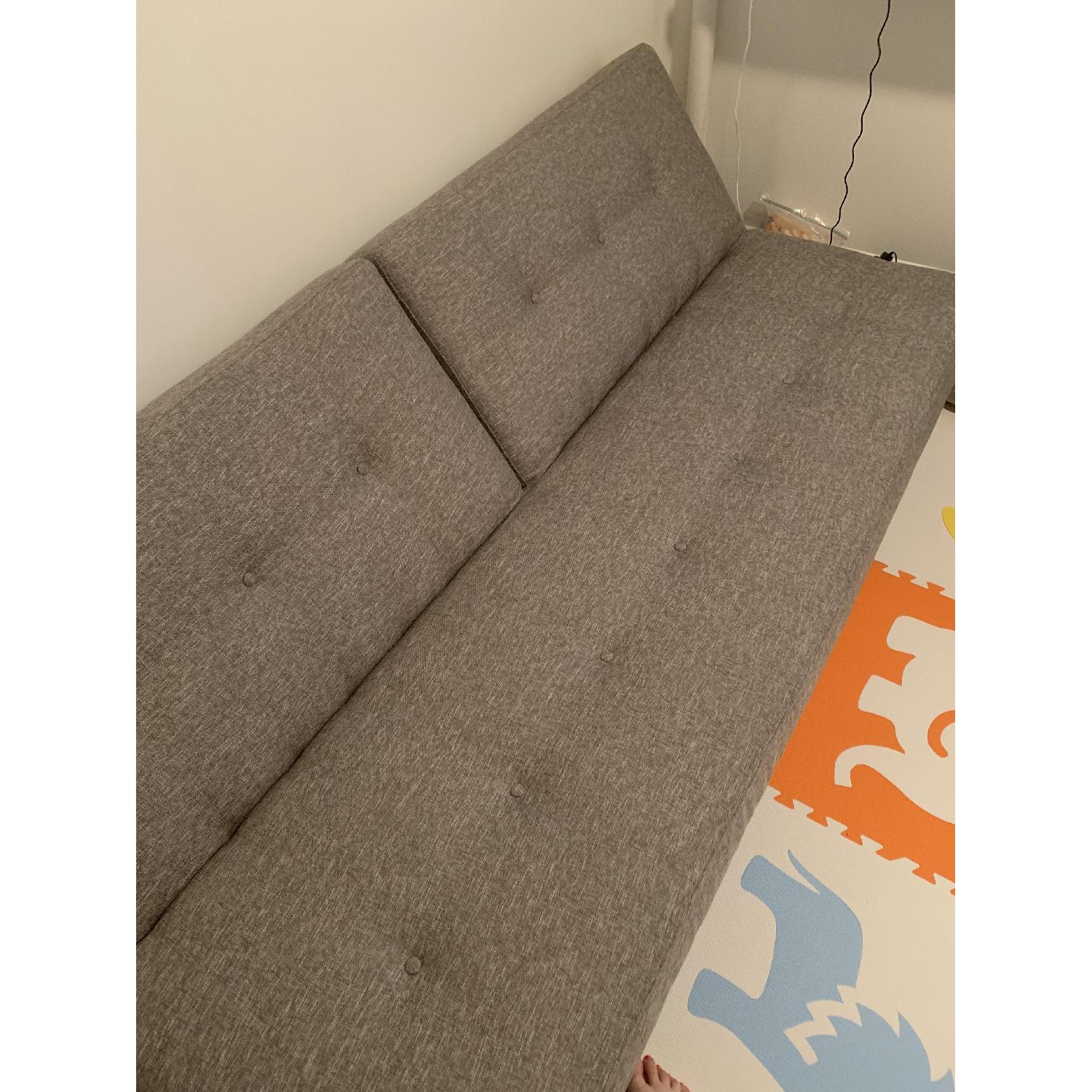 West Elm Mid-Century Full Size Futon - AptDeco