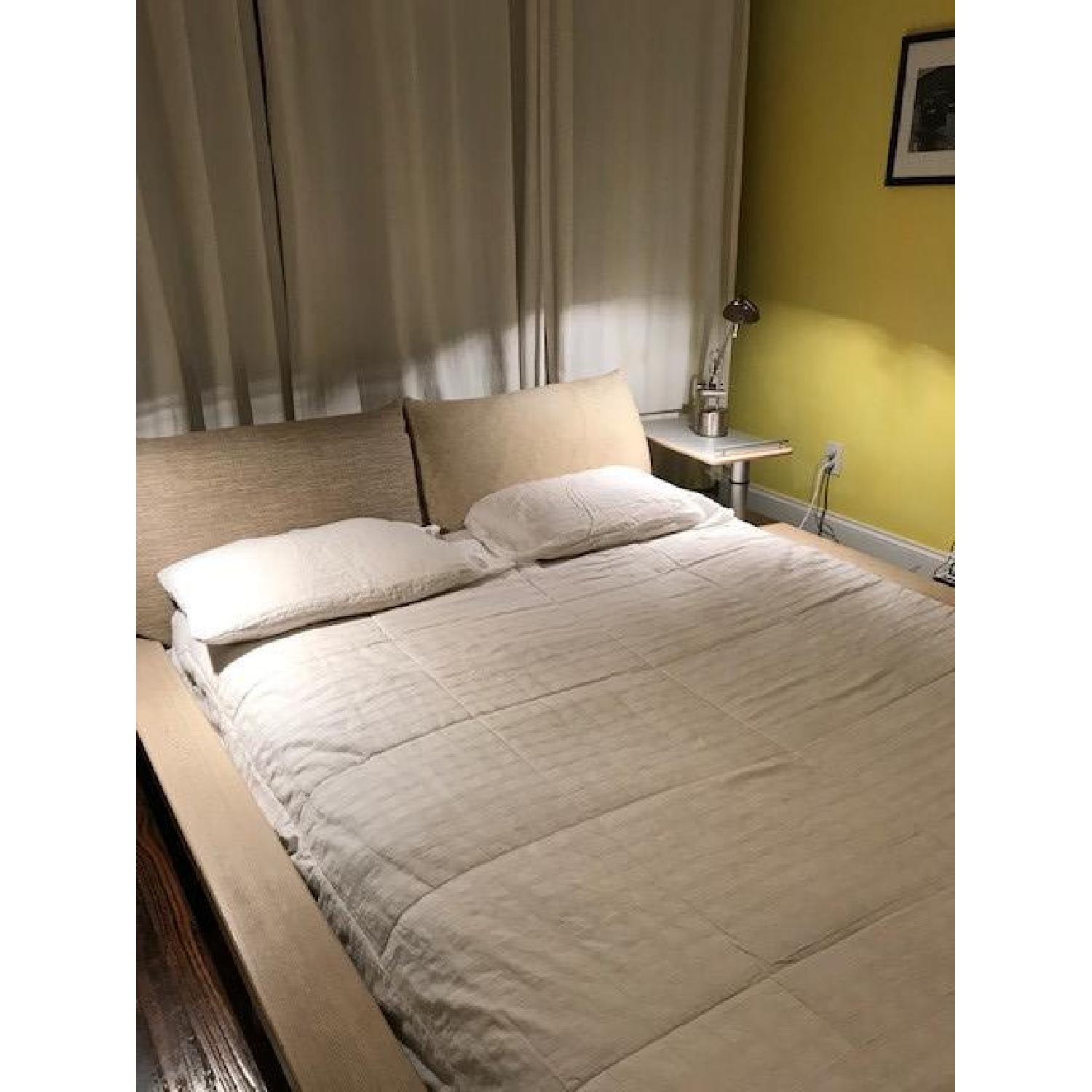 Ligne-Roset Peter Maly Modern Wood Platform Bed - AptDeco