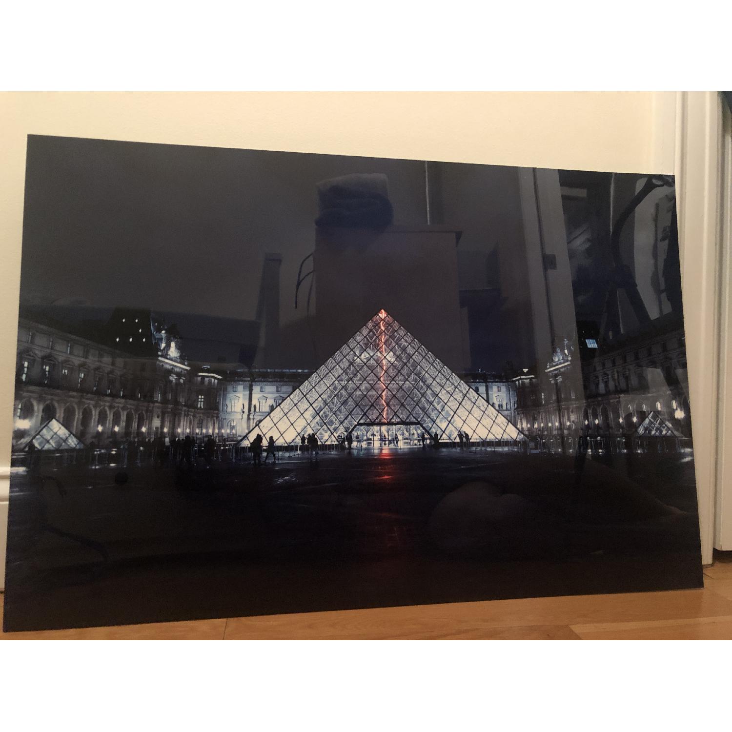 Picture of the Louvre in Metal Frame - AptDeco