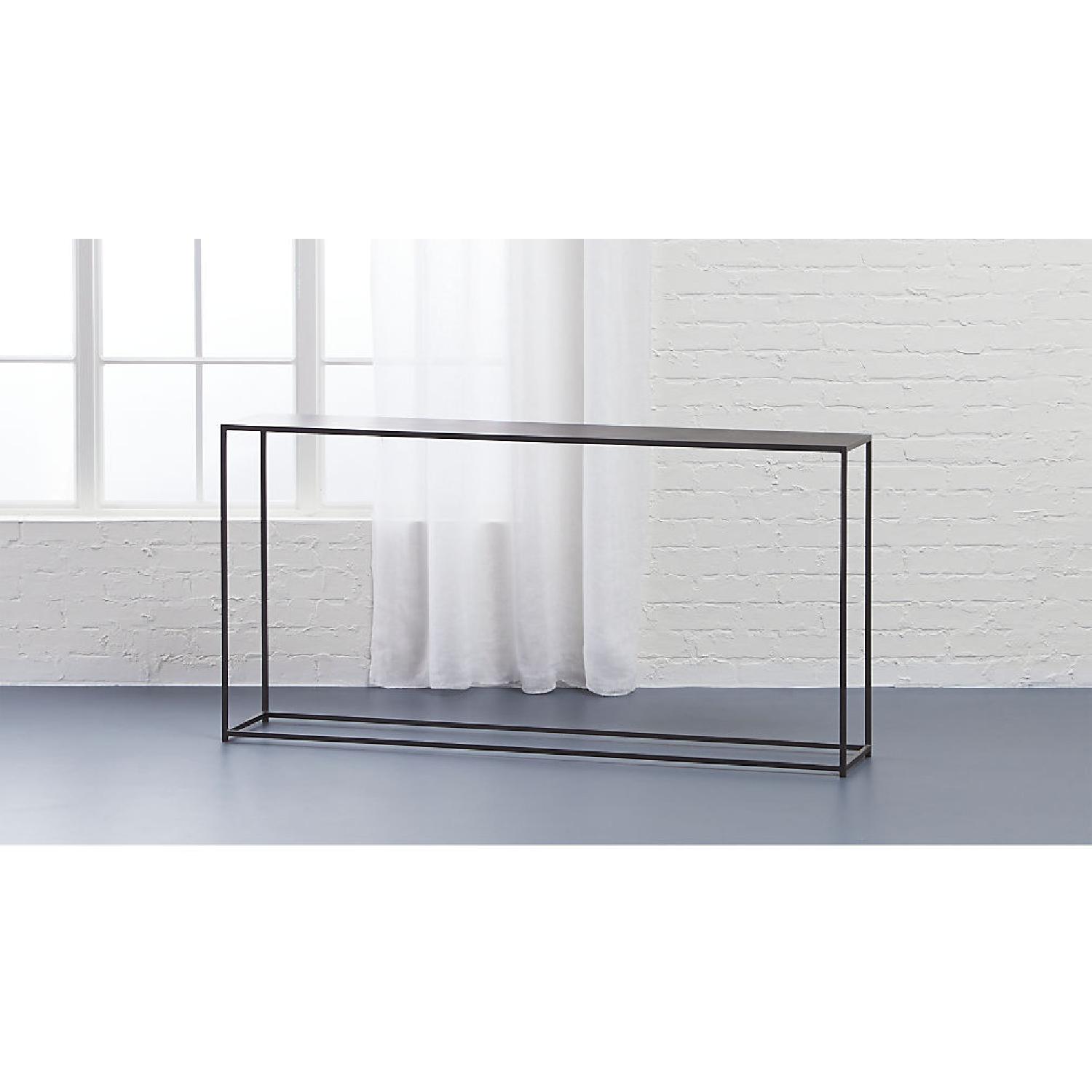 CB2 Mill Narrow Console Table - AptDeco