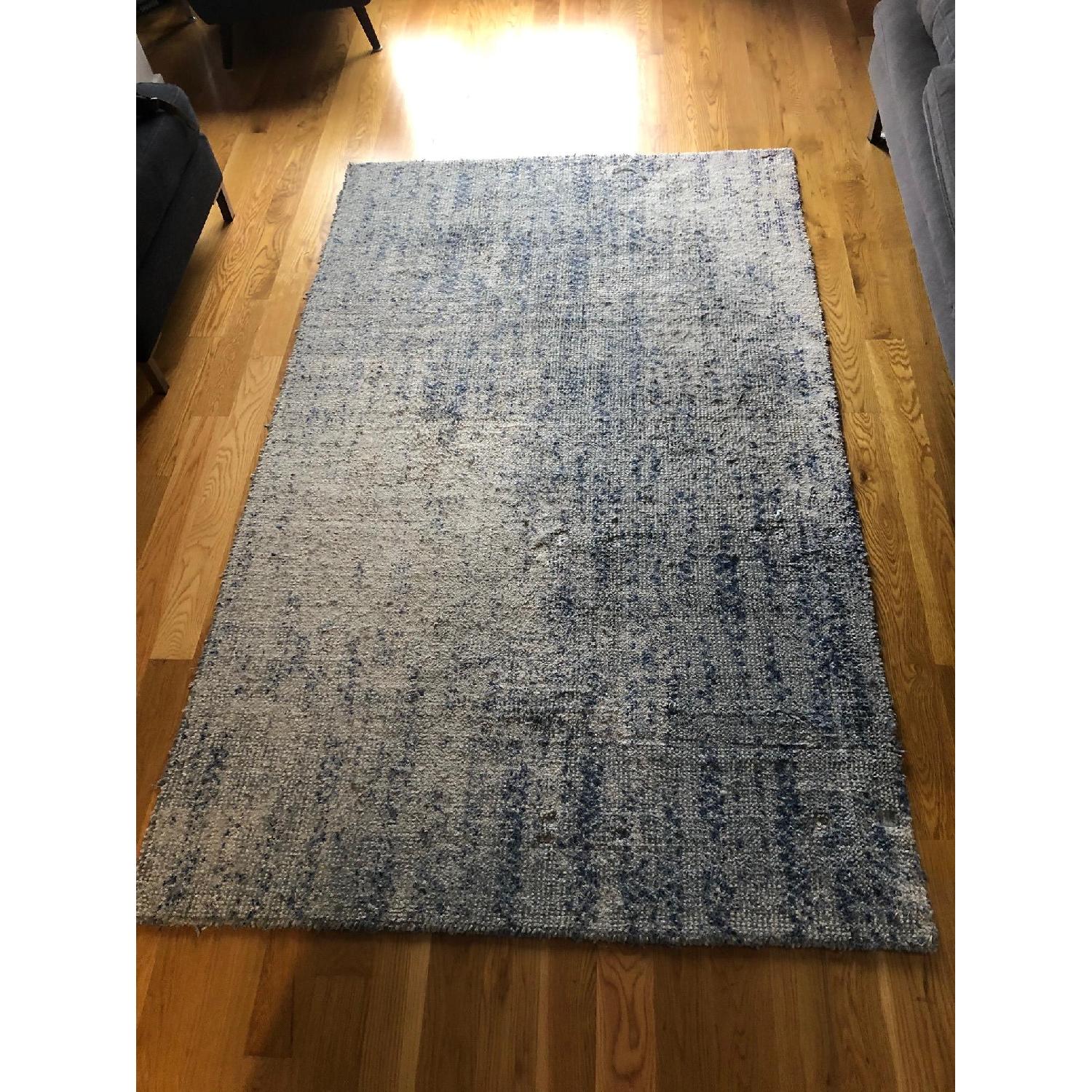 West Elm Distressed Foliage Rug - AptDeco