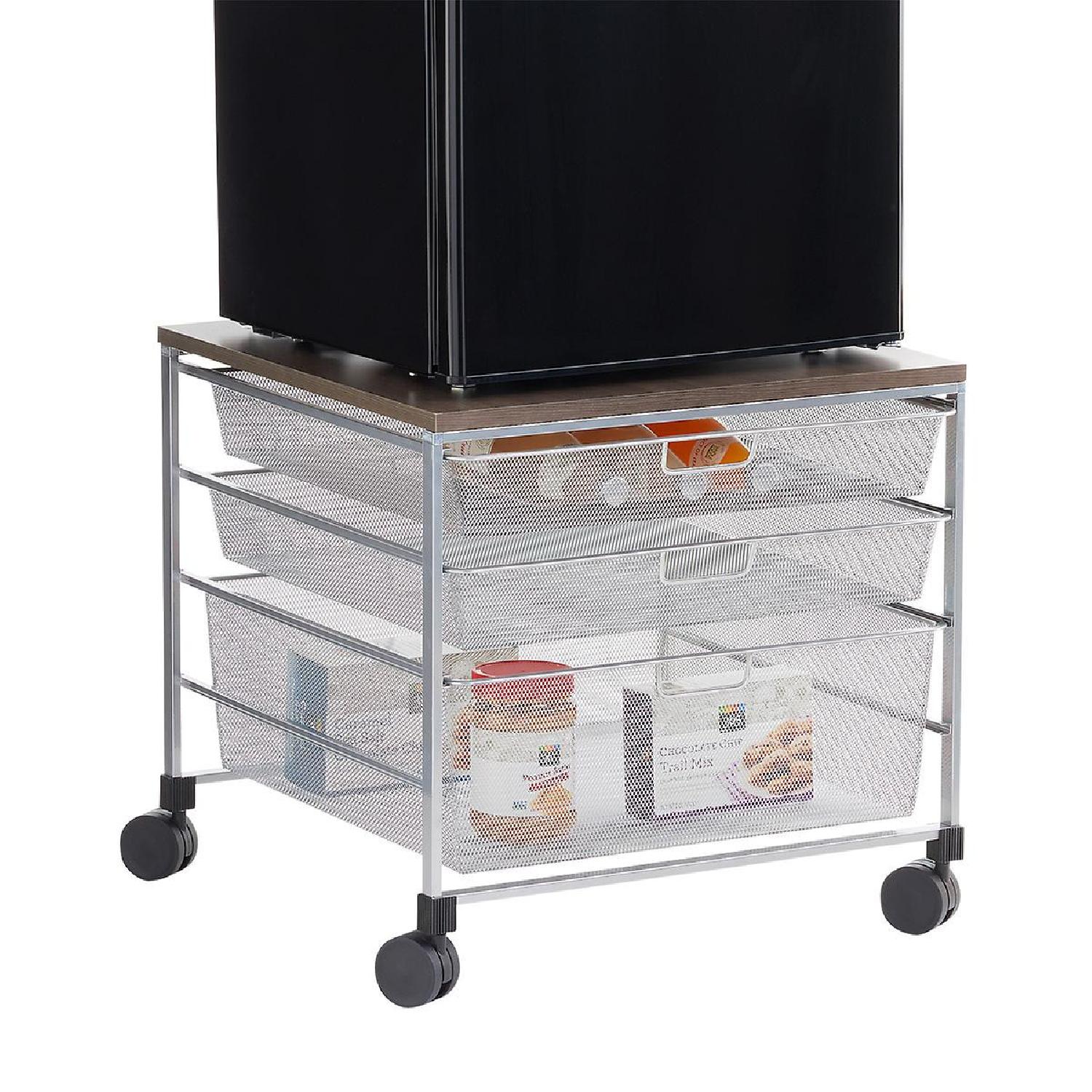 Container Store Elfa Fridge Cart - AptDeco