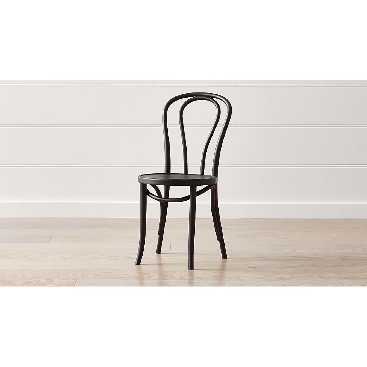 Vienna matte black dining chair store