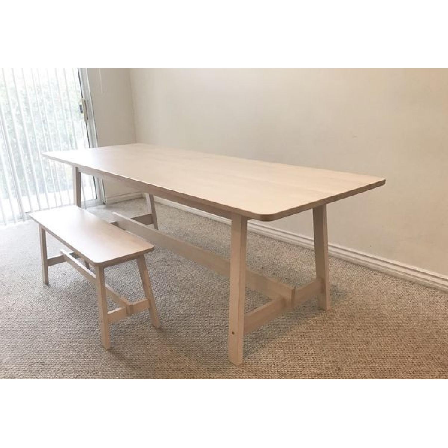 Ikea Norraker Long Dining Table - AptDeco