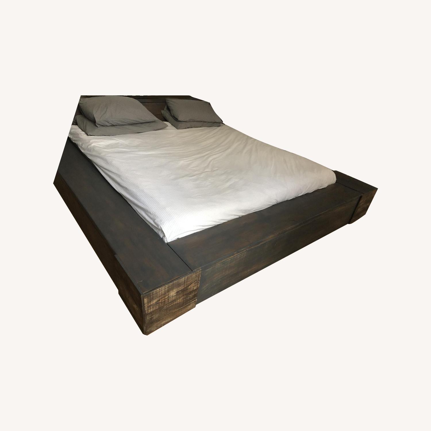 Custom King Platform Bed - AptDeco