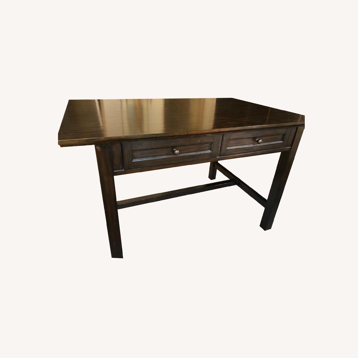 Pottery Barn Project Table w/ 2 Chars - AptDeco