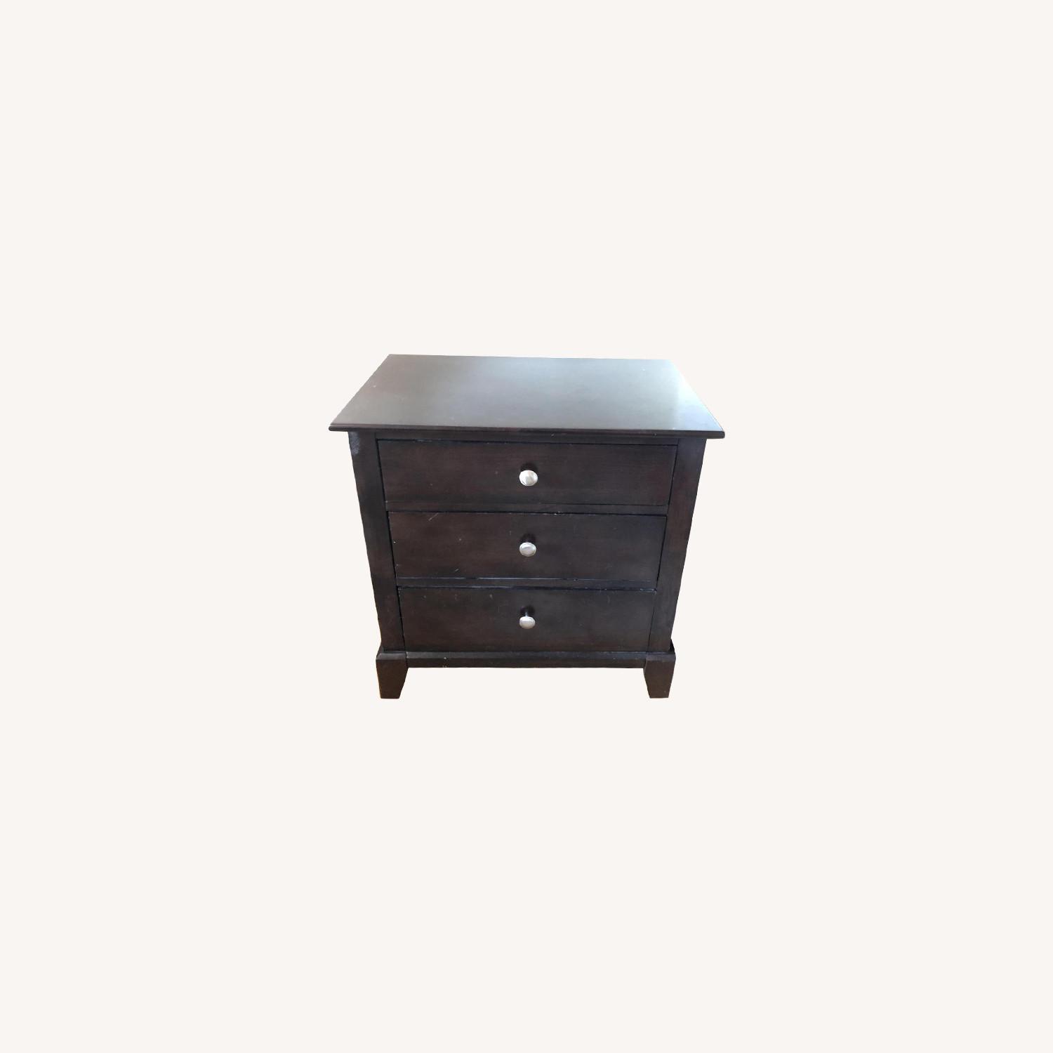 Solid Wood Nightstand - AptDeco