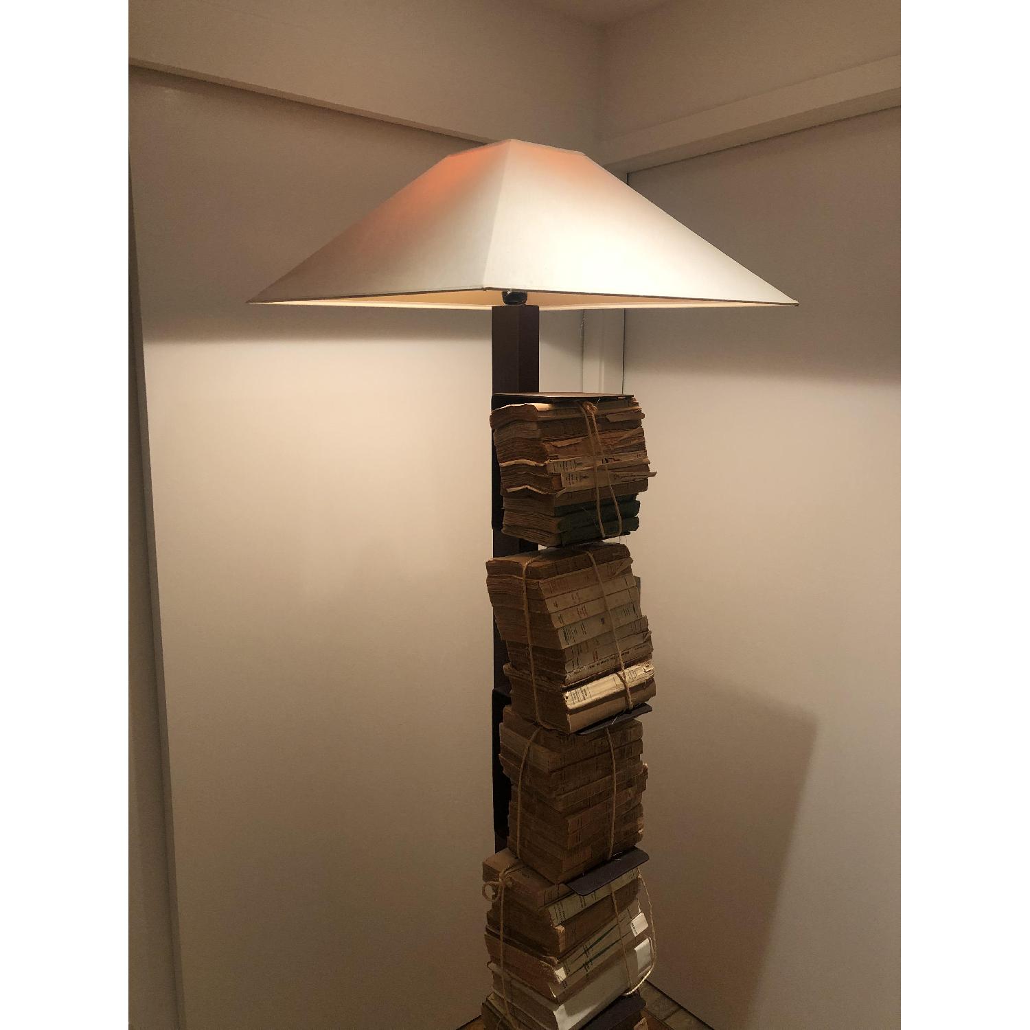 Antique Stacked Books Illusion Lamp - AptDeco