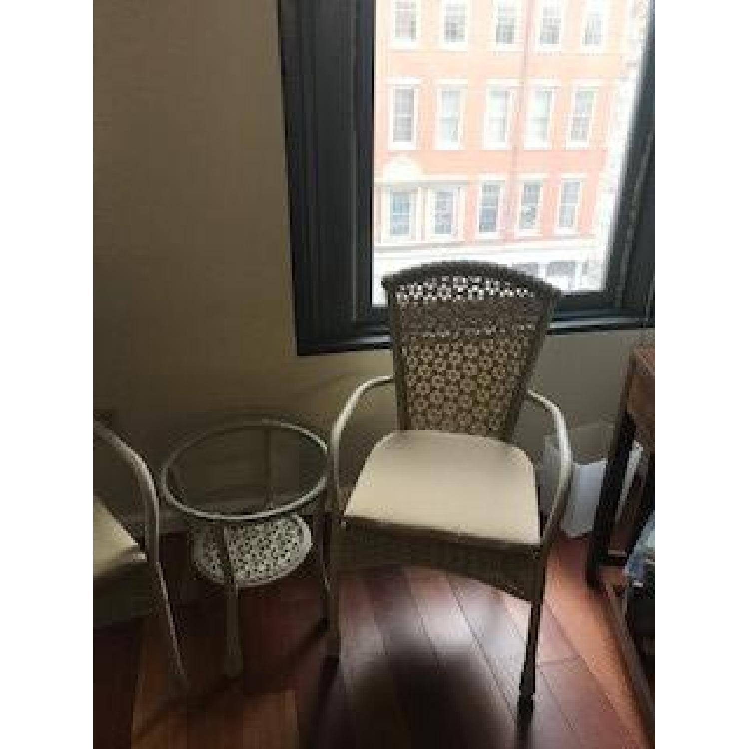 Pier 1 Celeste Wicker 4-Piece Patio Set - AptDeco