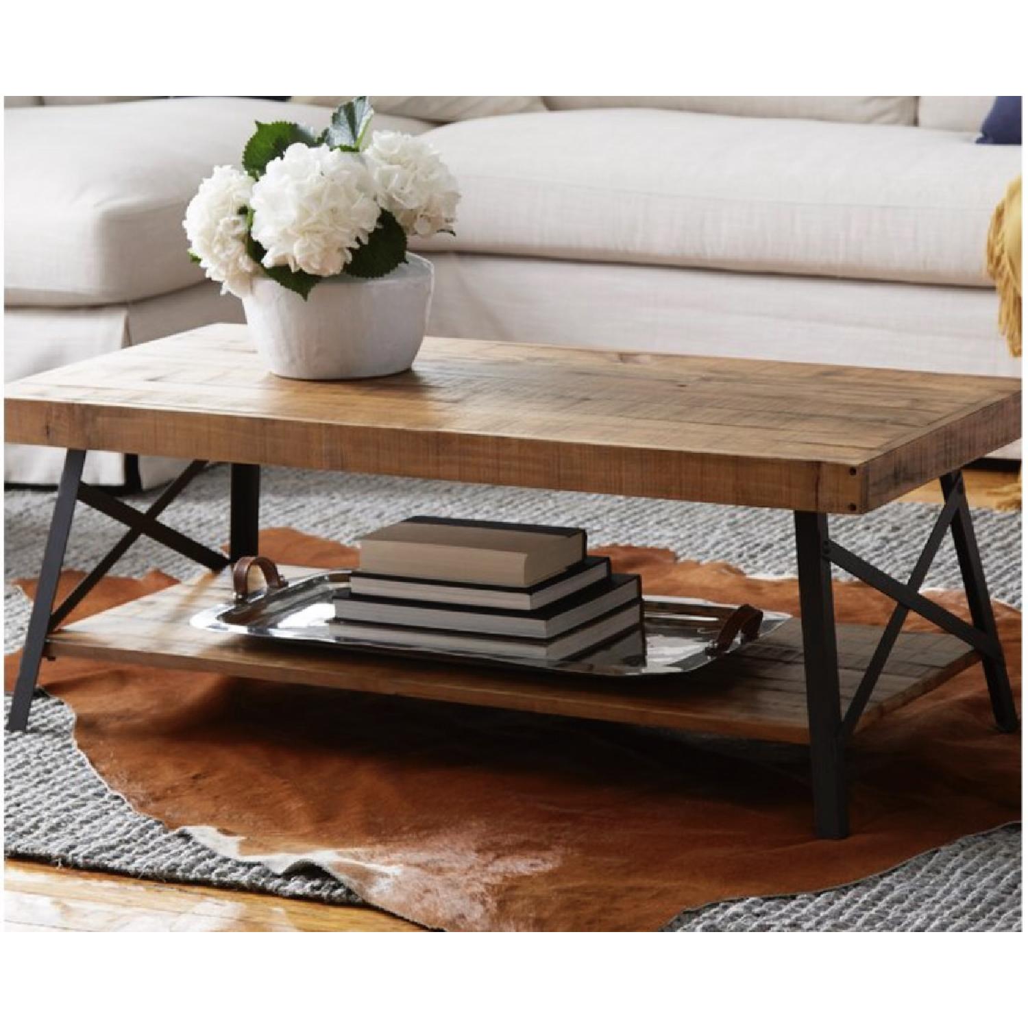 Trent Austin Design Kinsella Natural Wood Coffee Table - AptDeco