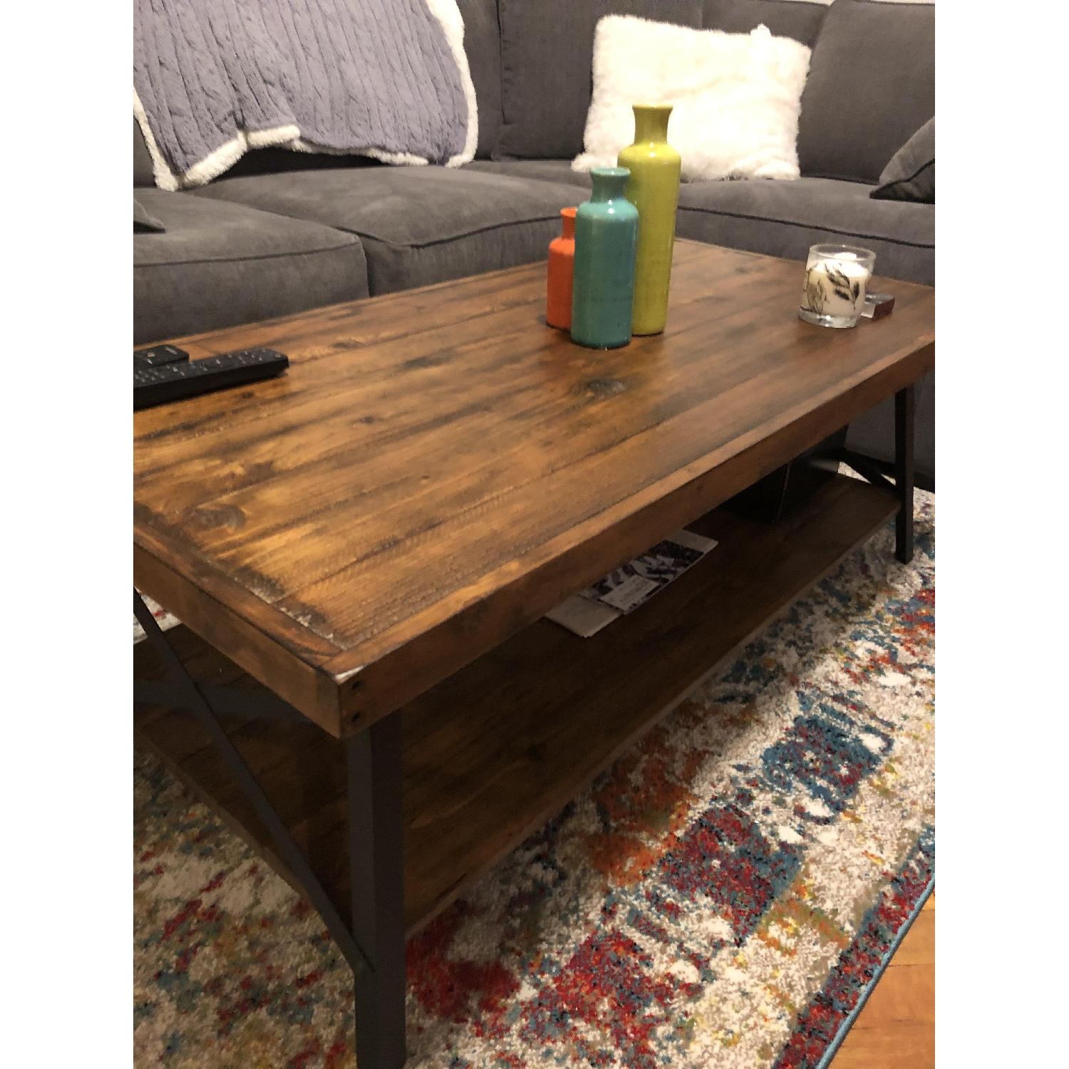 Trent Austin Design Kinsella Natural Wood Coffee Table - AptDeco