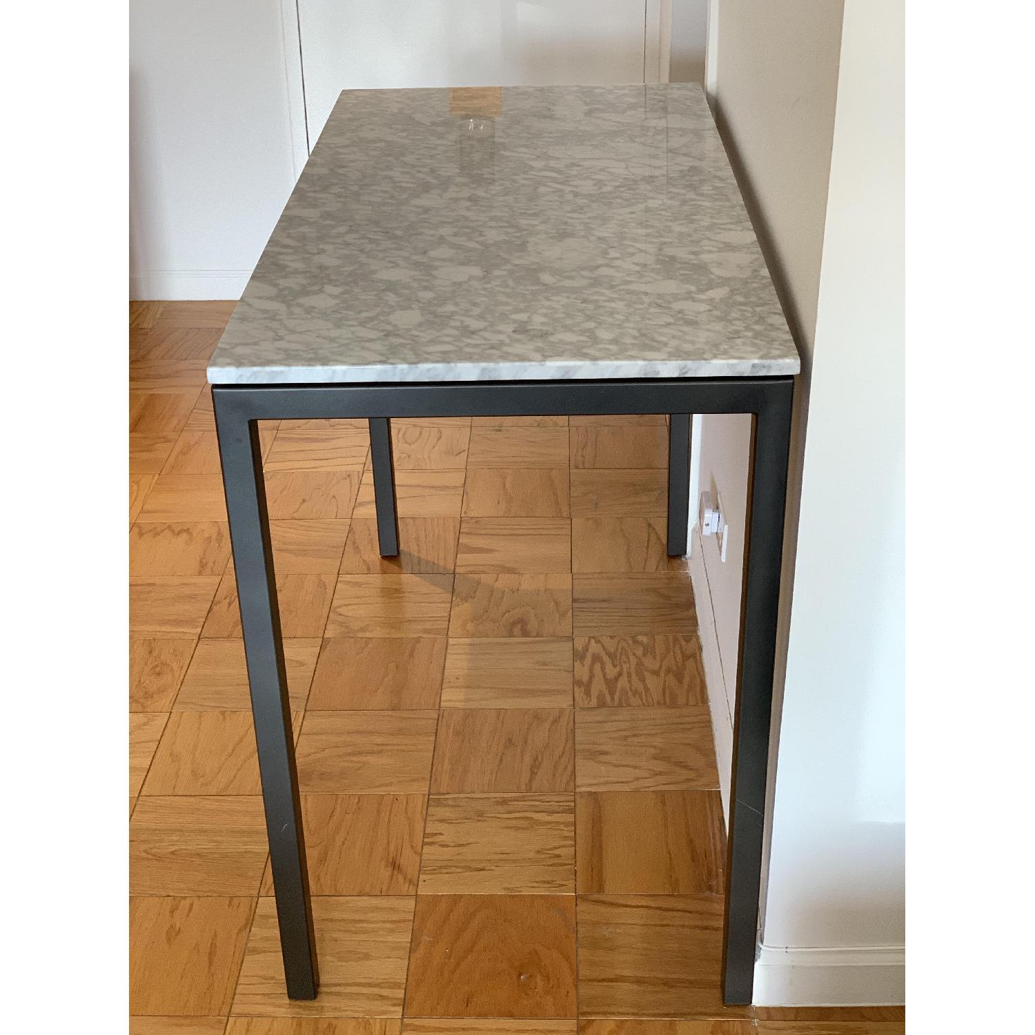 West Elm Marble Top Counter Table - AptDeco