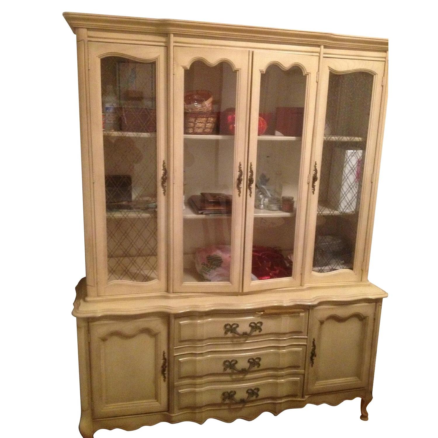 French Provincial Breakfront - AptDeco