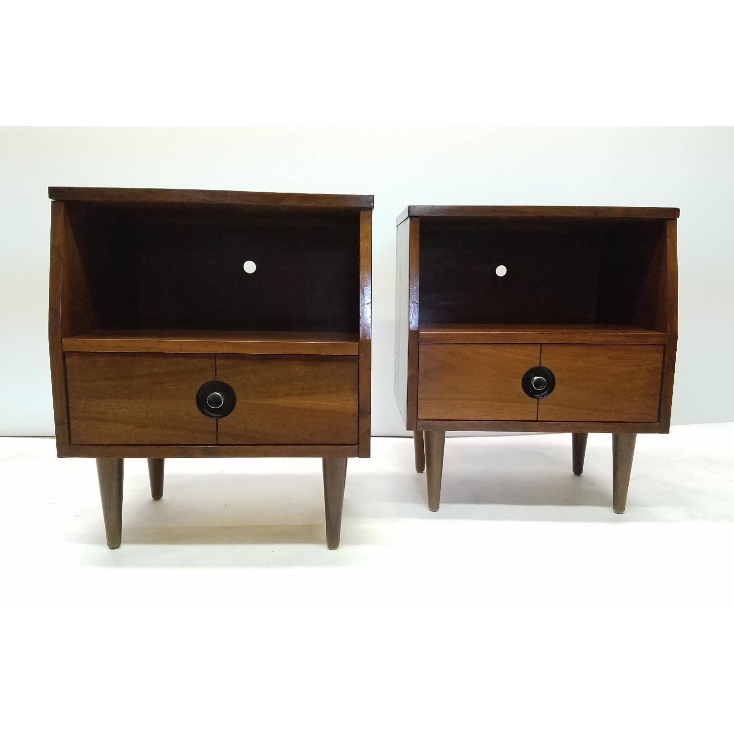 Stanley Furniture Mid Century Vintage Side Tables - AptDeco