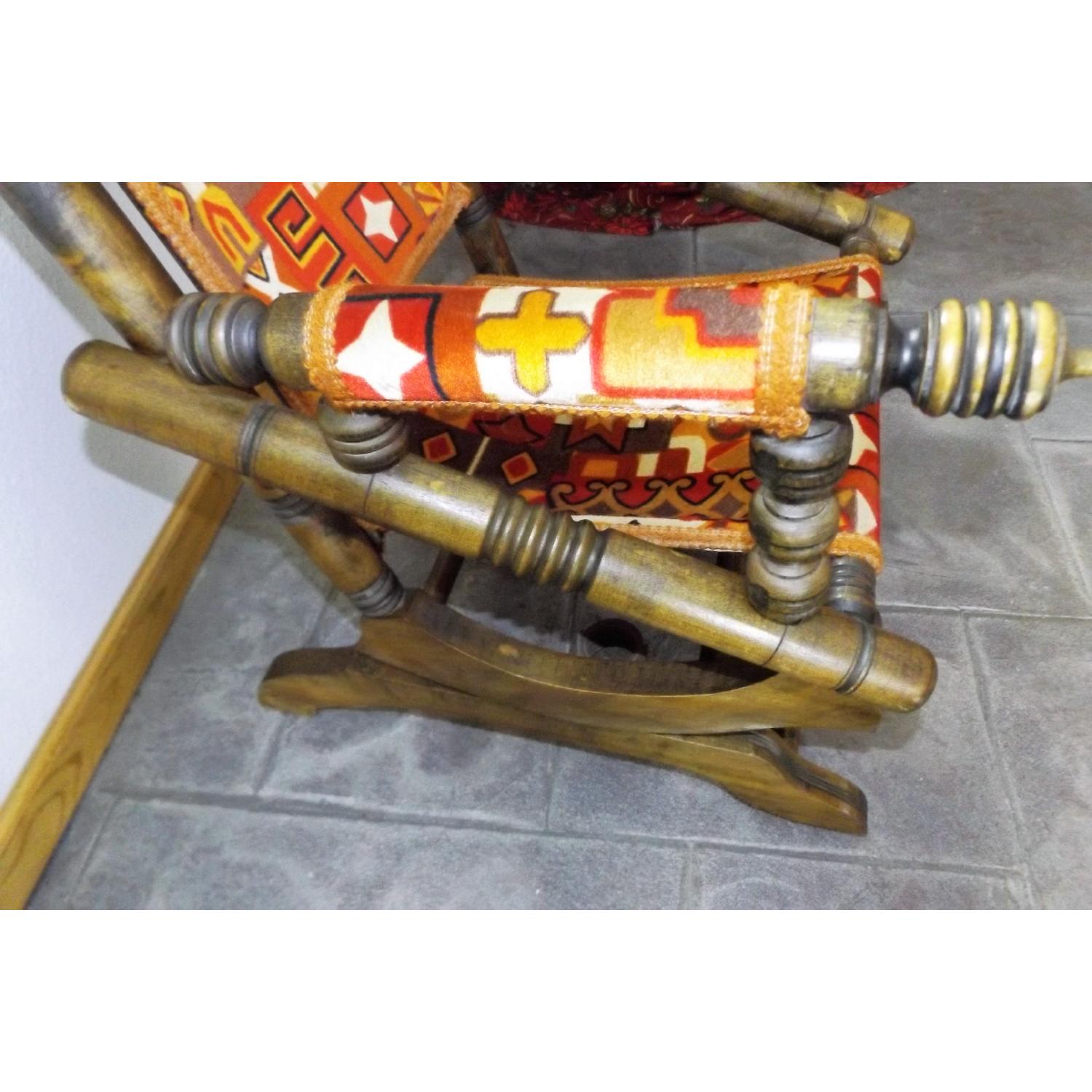 Vintage Platform Spring Rocking Chair - AptDeco