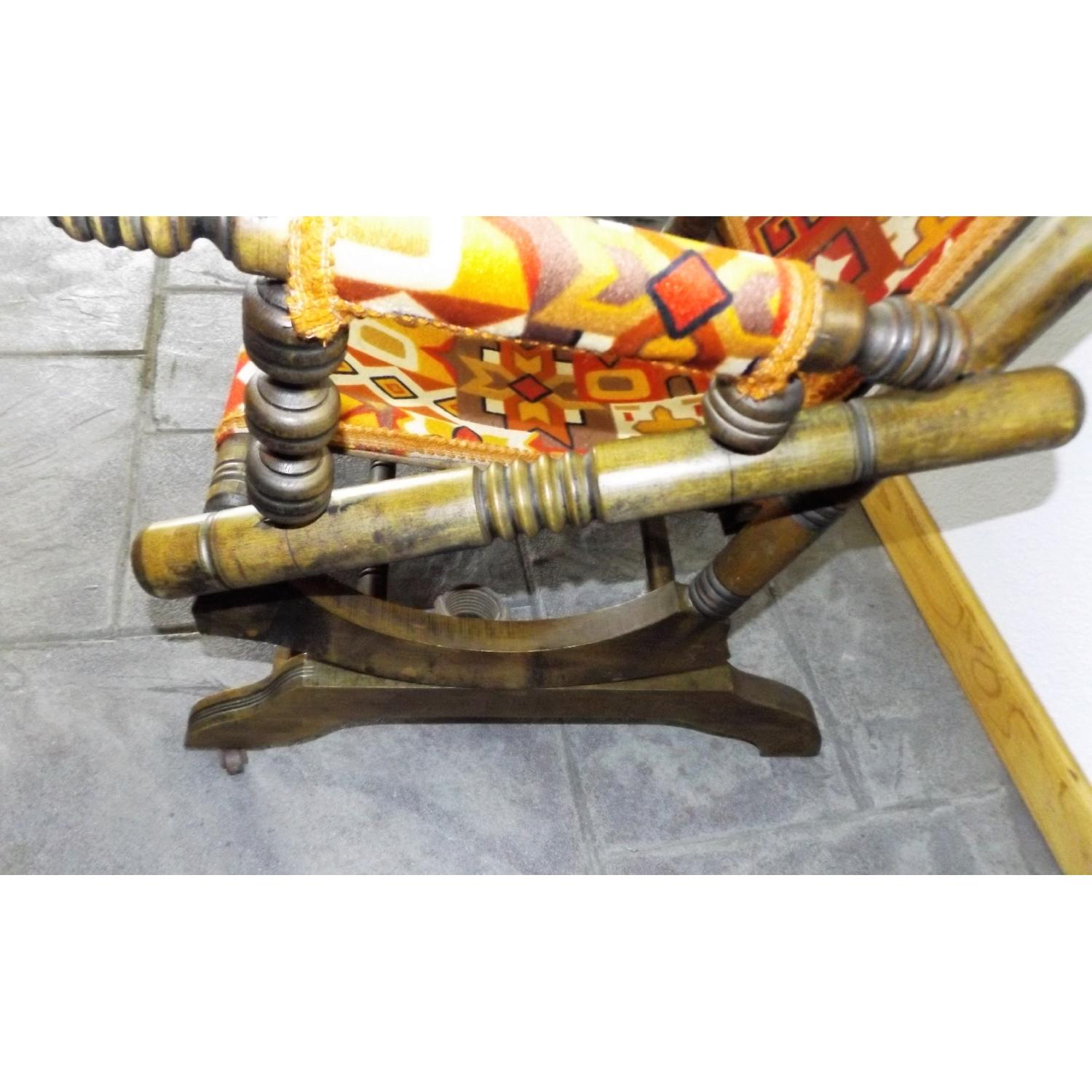 Vintage Platform Spring Rocking Chair - AptDeco