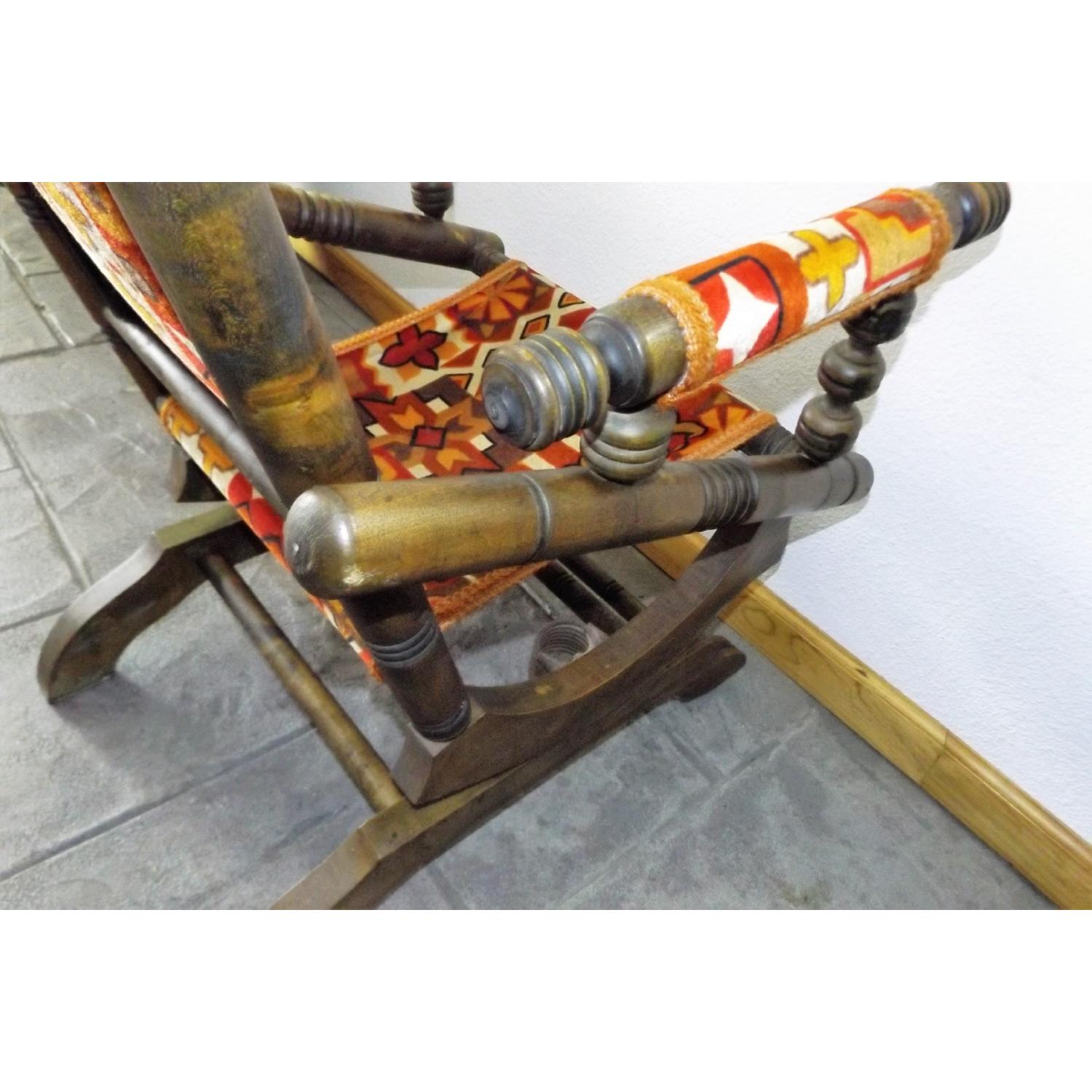 Vintage Platform Spring Rocking Chair - AptDeco