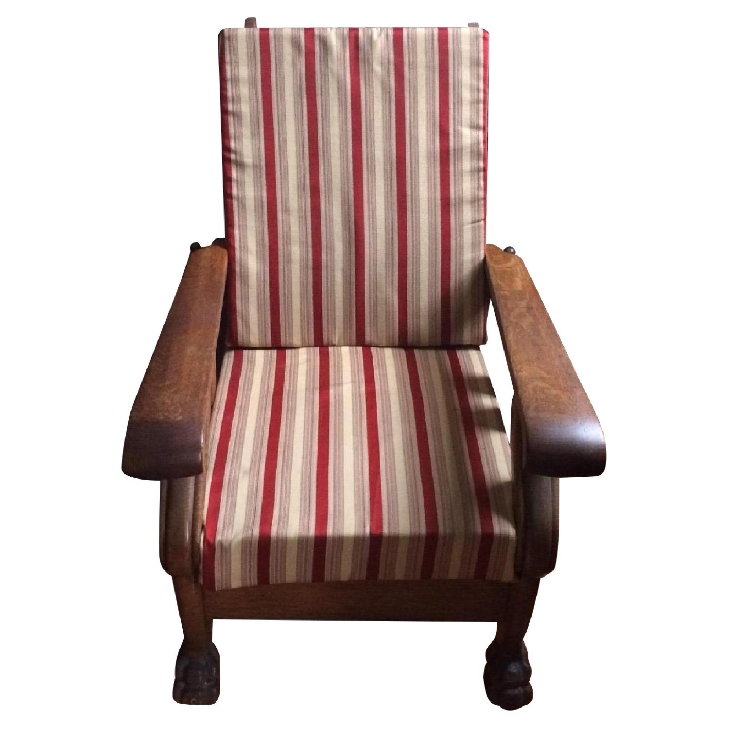 Antique Oak Morris Chair - AptDeco