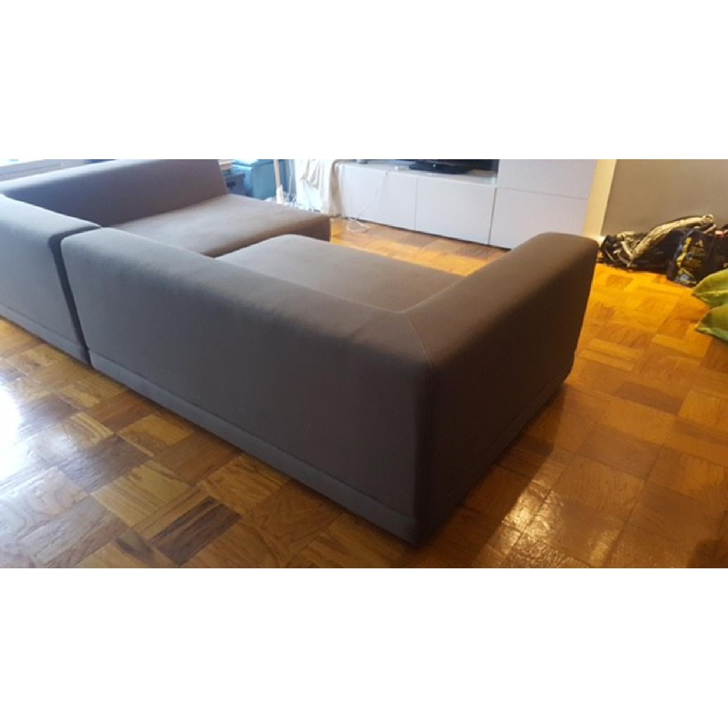 CB2 Uno 2-Piece Sectional Sofa - AptDeco