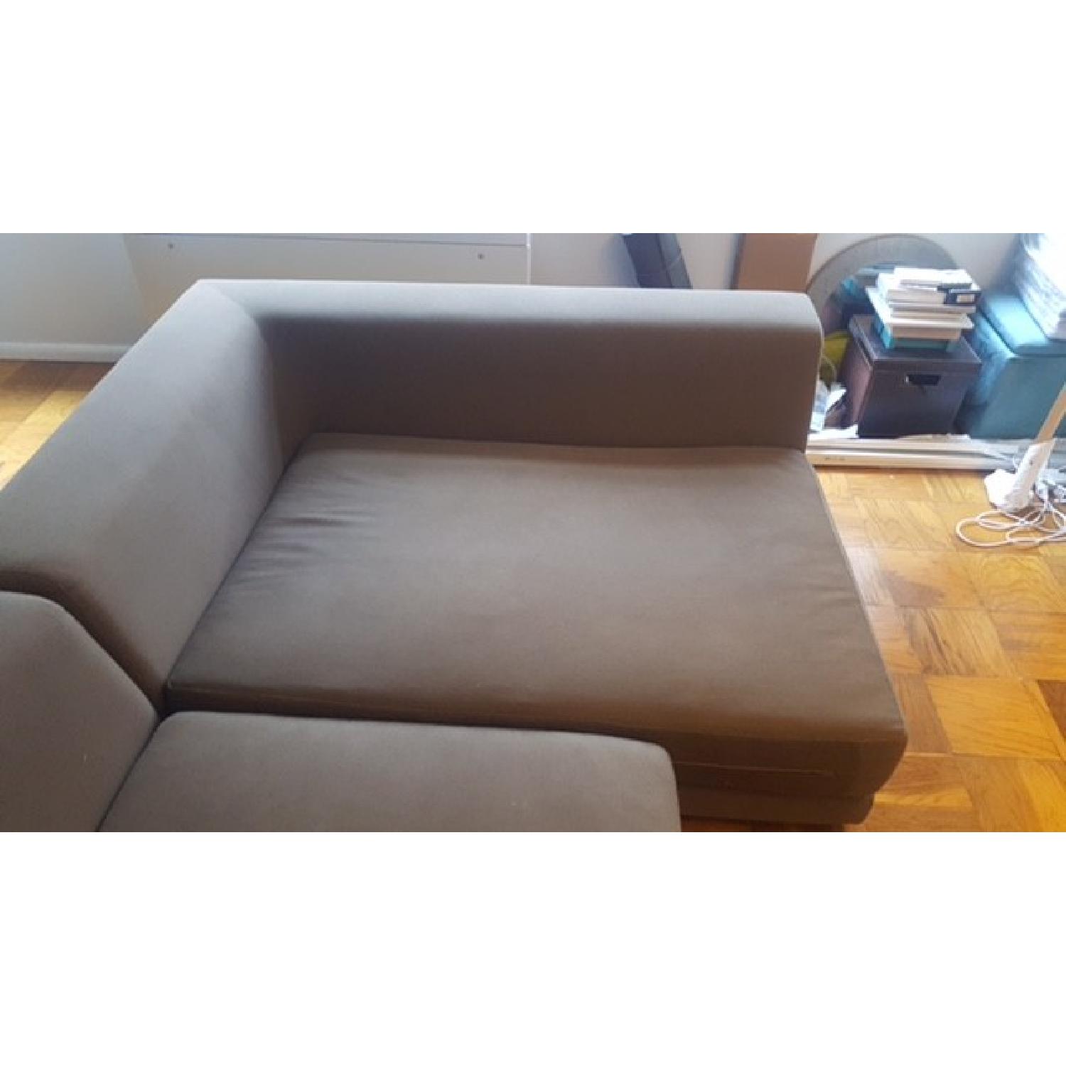 CB2 Uno 2-Piece Sectional Sofa - AptDeco