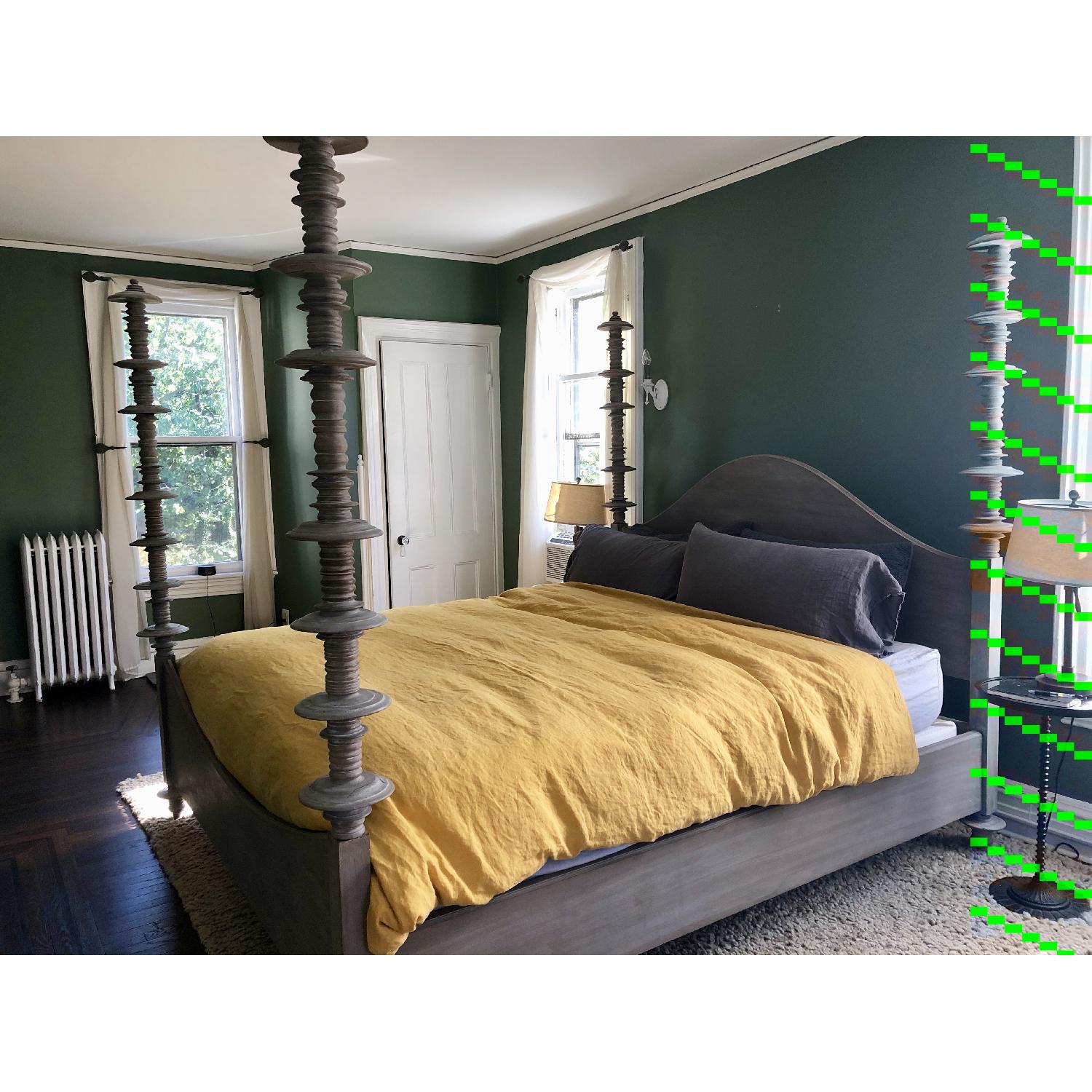 Anthropologie Climbing Spire King Bed Frame - AptDeco