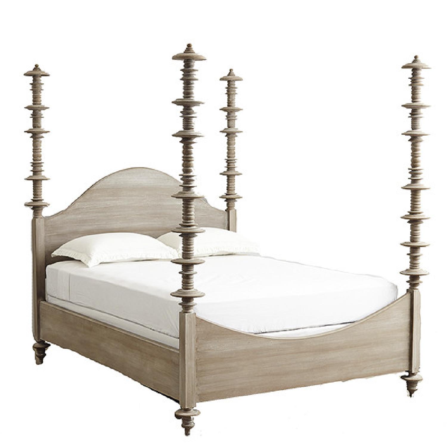 Anthropologie Climbing Spire King Bed Frame - AptDeco