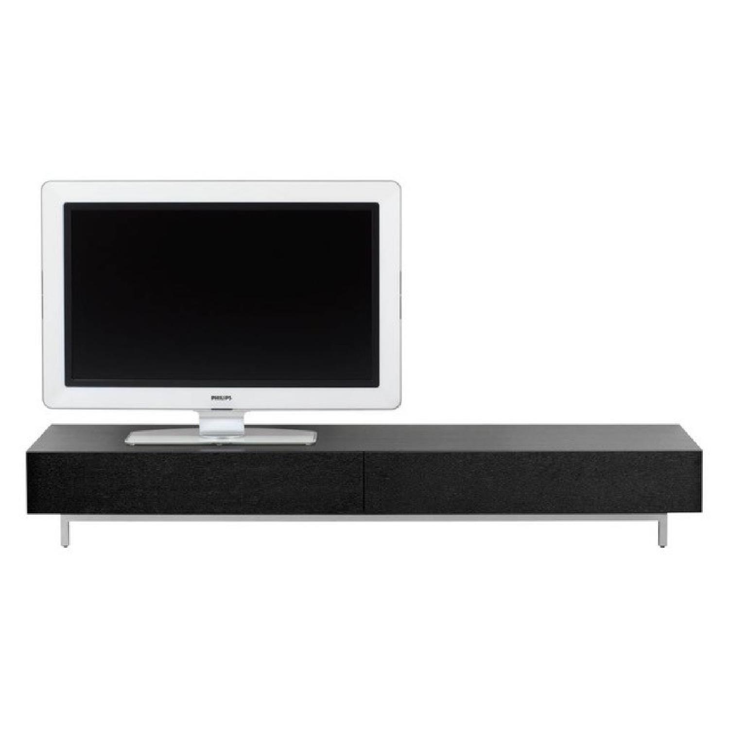 BoConcept Black Wood Media/Entertainment Storage Unit - AptDeco