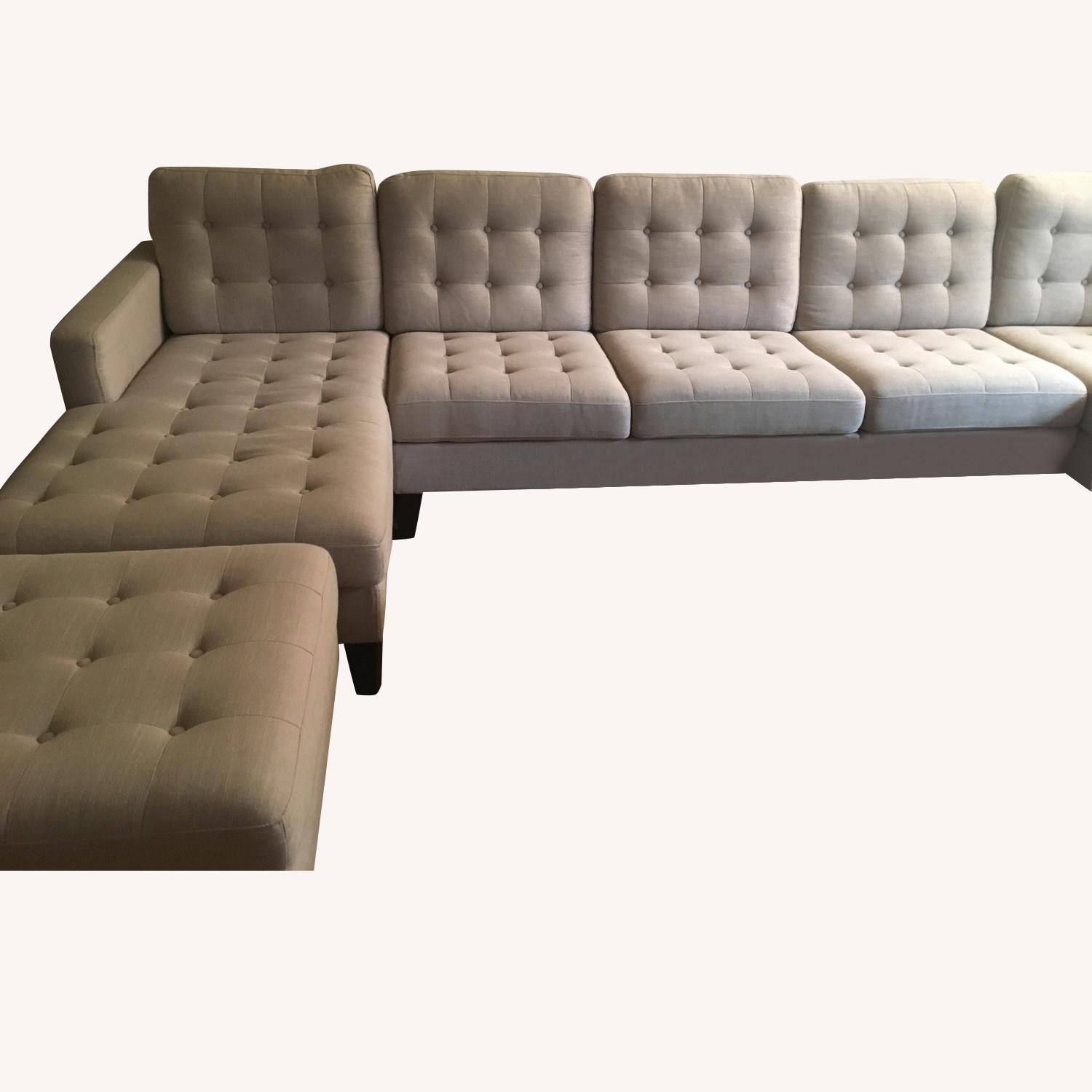 Pier 1 Sectional Sofa - AptDeco