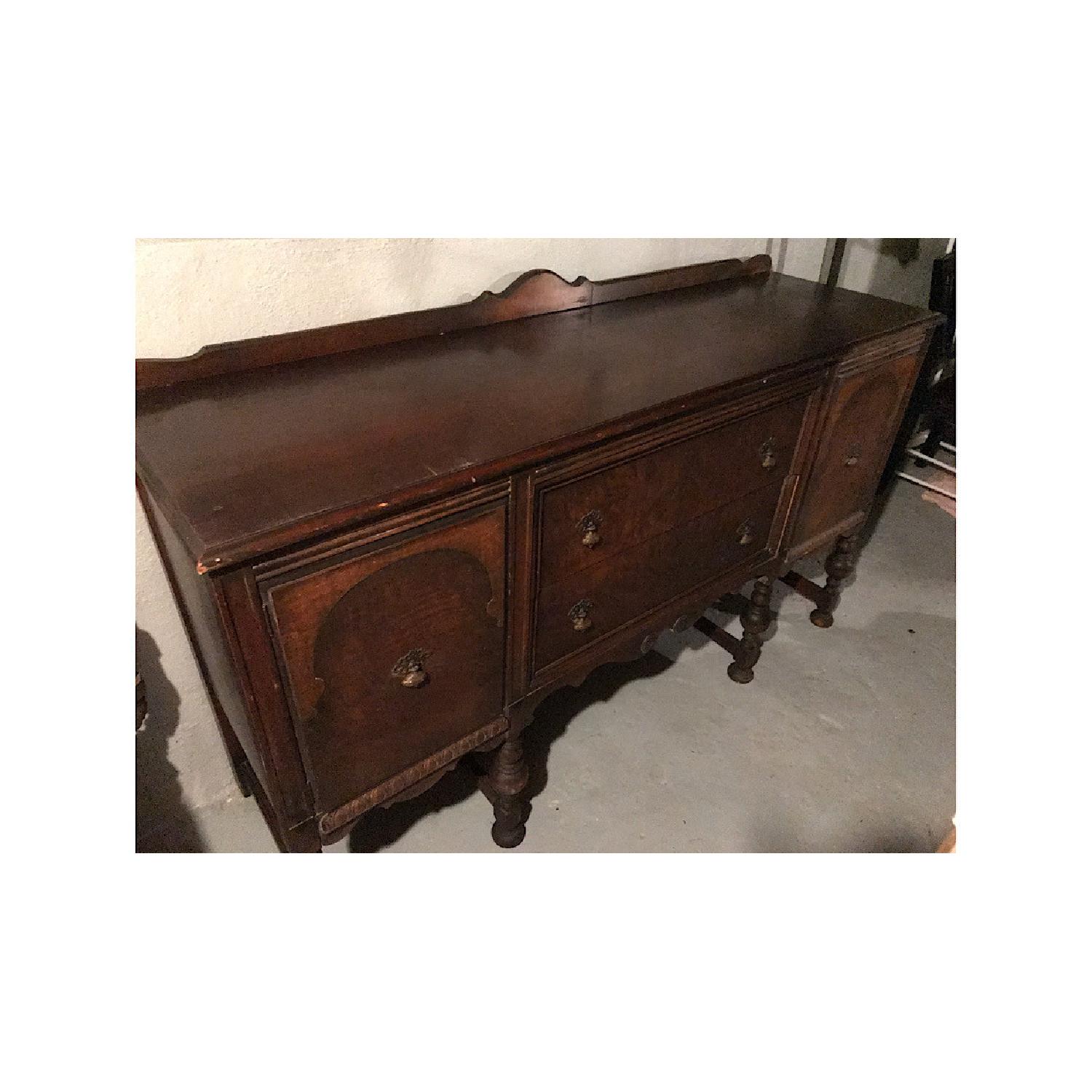 Antique AH Stiehl Furniture Company Buffet - AptDeco