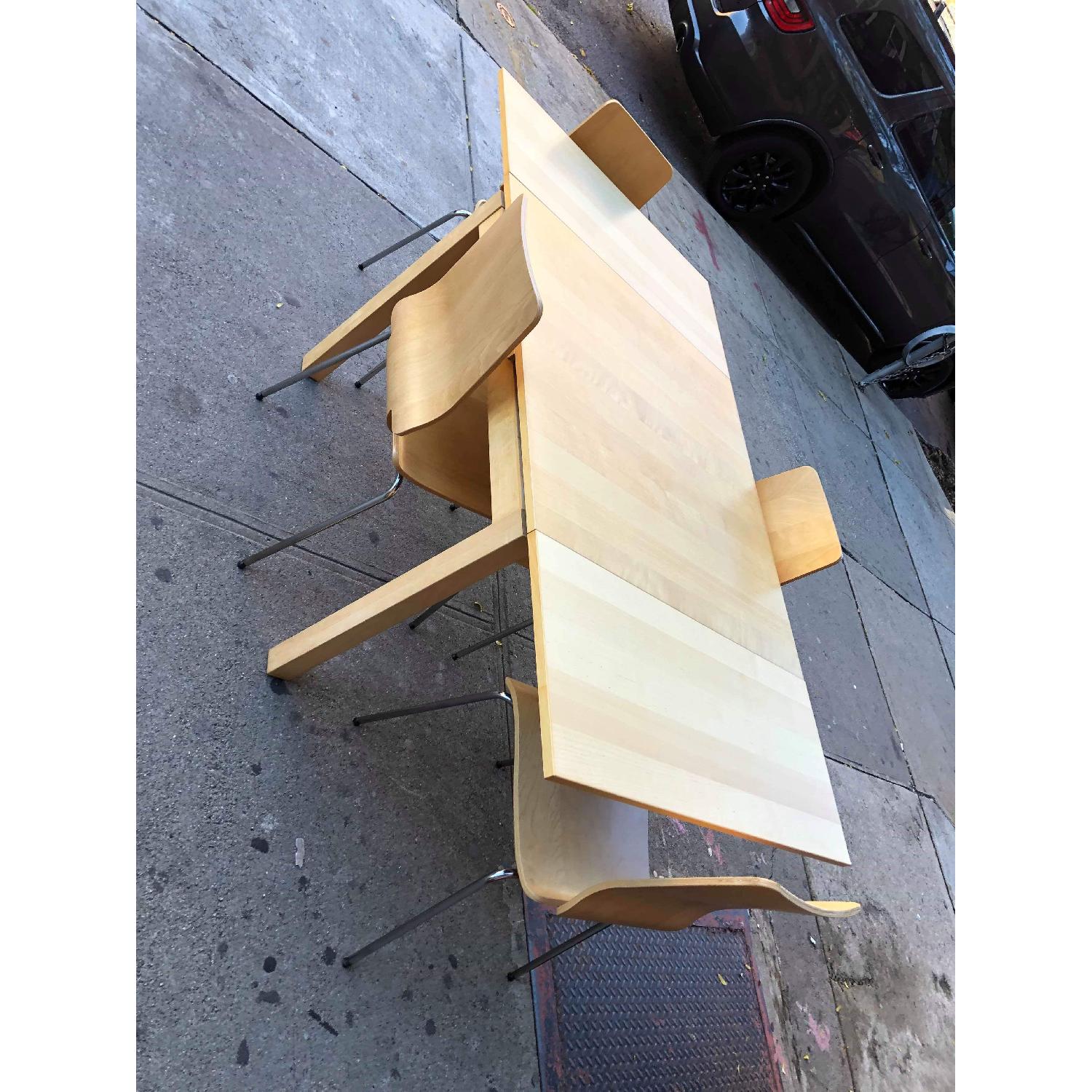 Ikea Gilbert Expandable Table w/ 4 Chairs - AptDeco