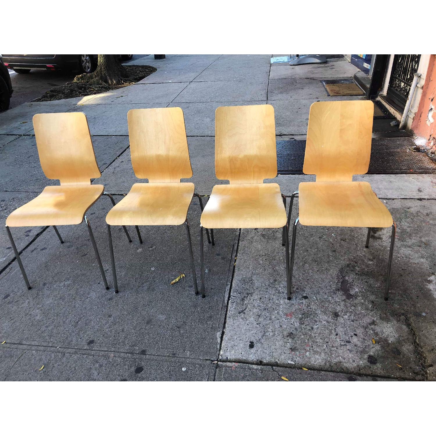 Ikea Gilbert Expandable Table w/ 4 Chairs - AptDeco